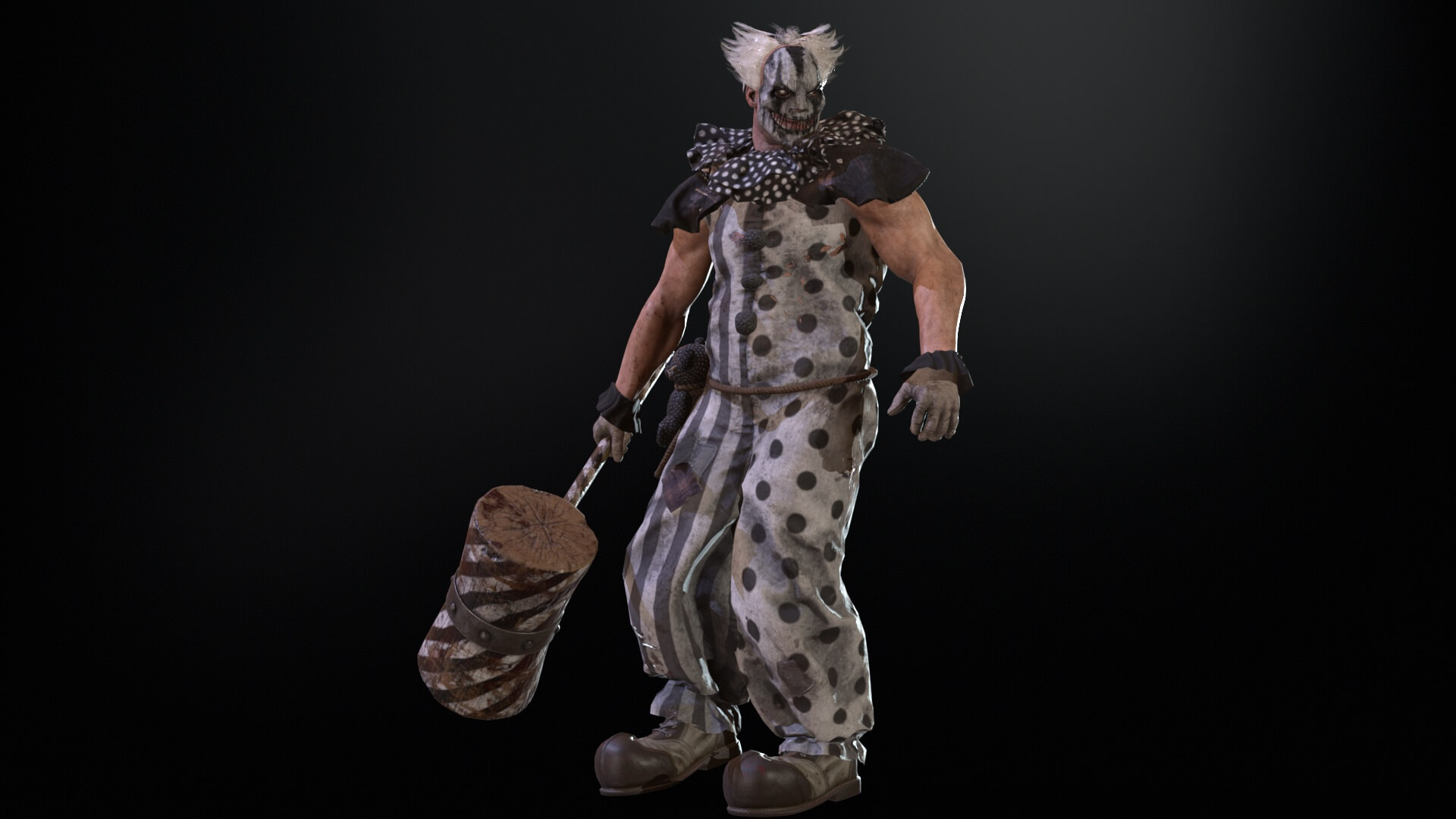 Zombie Clown - 3D Model by andryuha1981