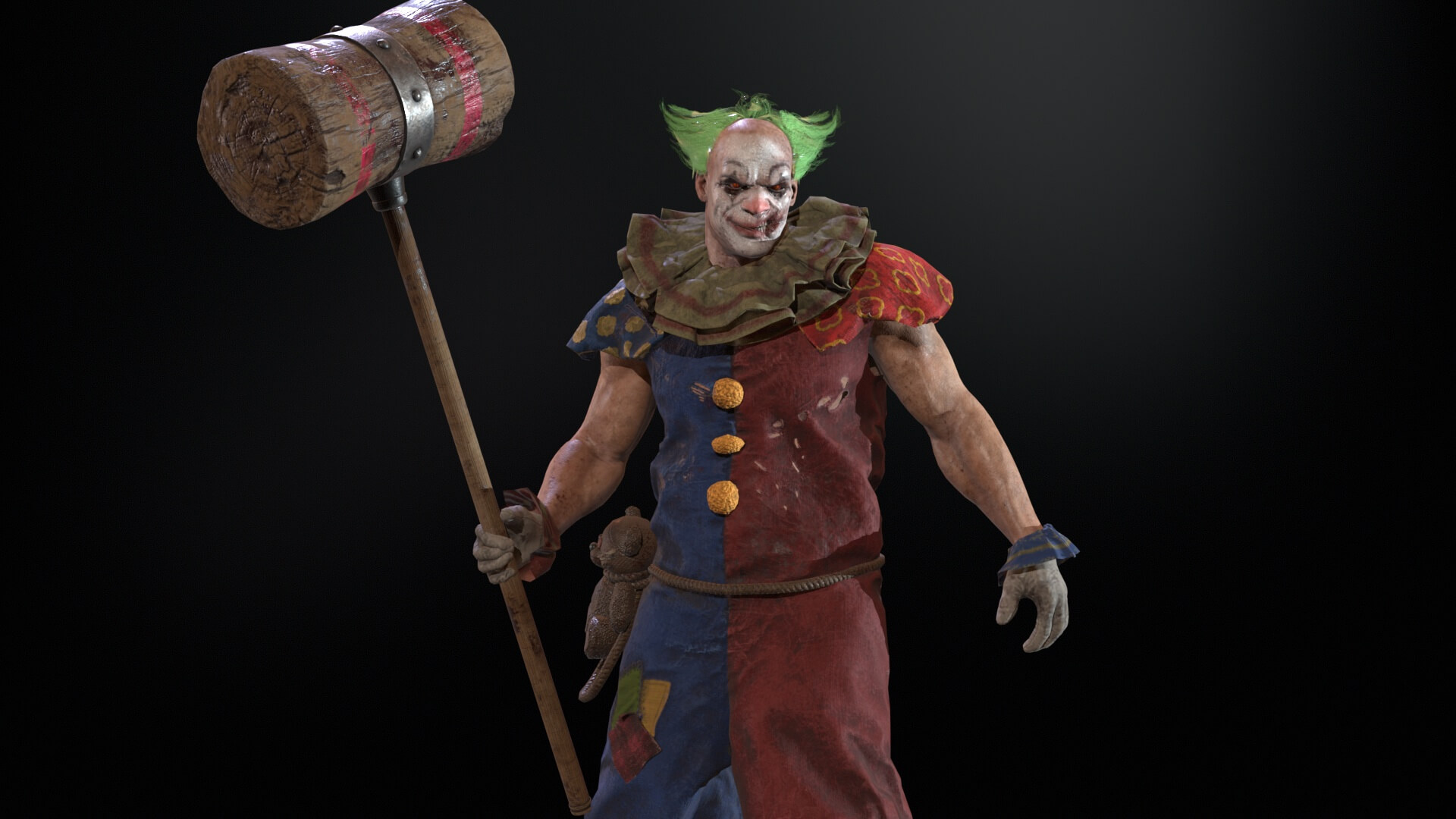 Zombie Clown - 3D Model by andryuha1981