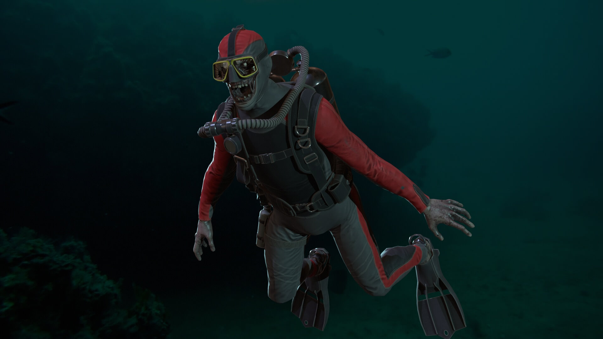 Zombie Diver Game Ready - 3D Model by andryuha1981