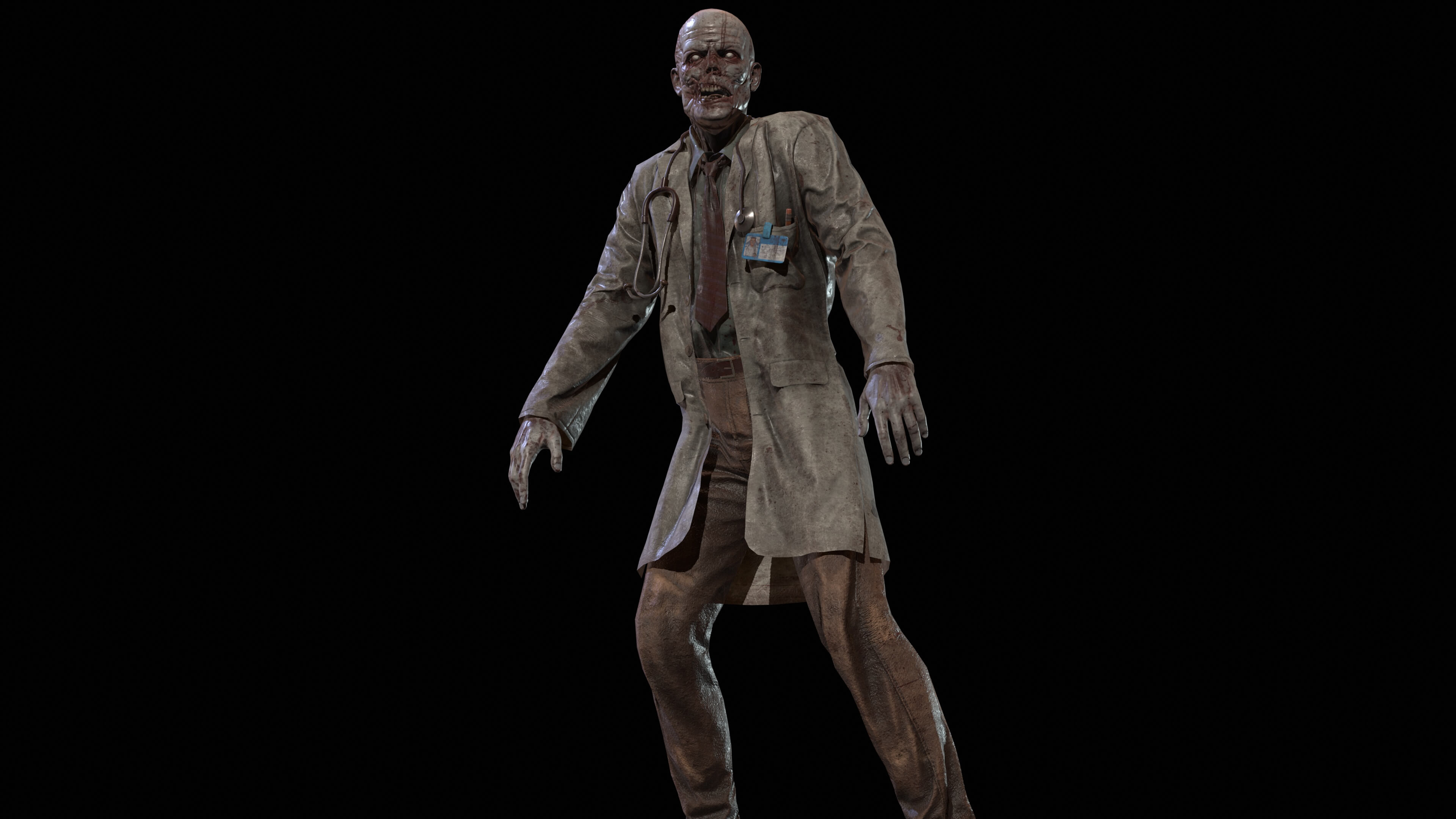 Zombie Doctor - 3D Model by andryuha1981