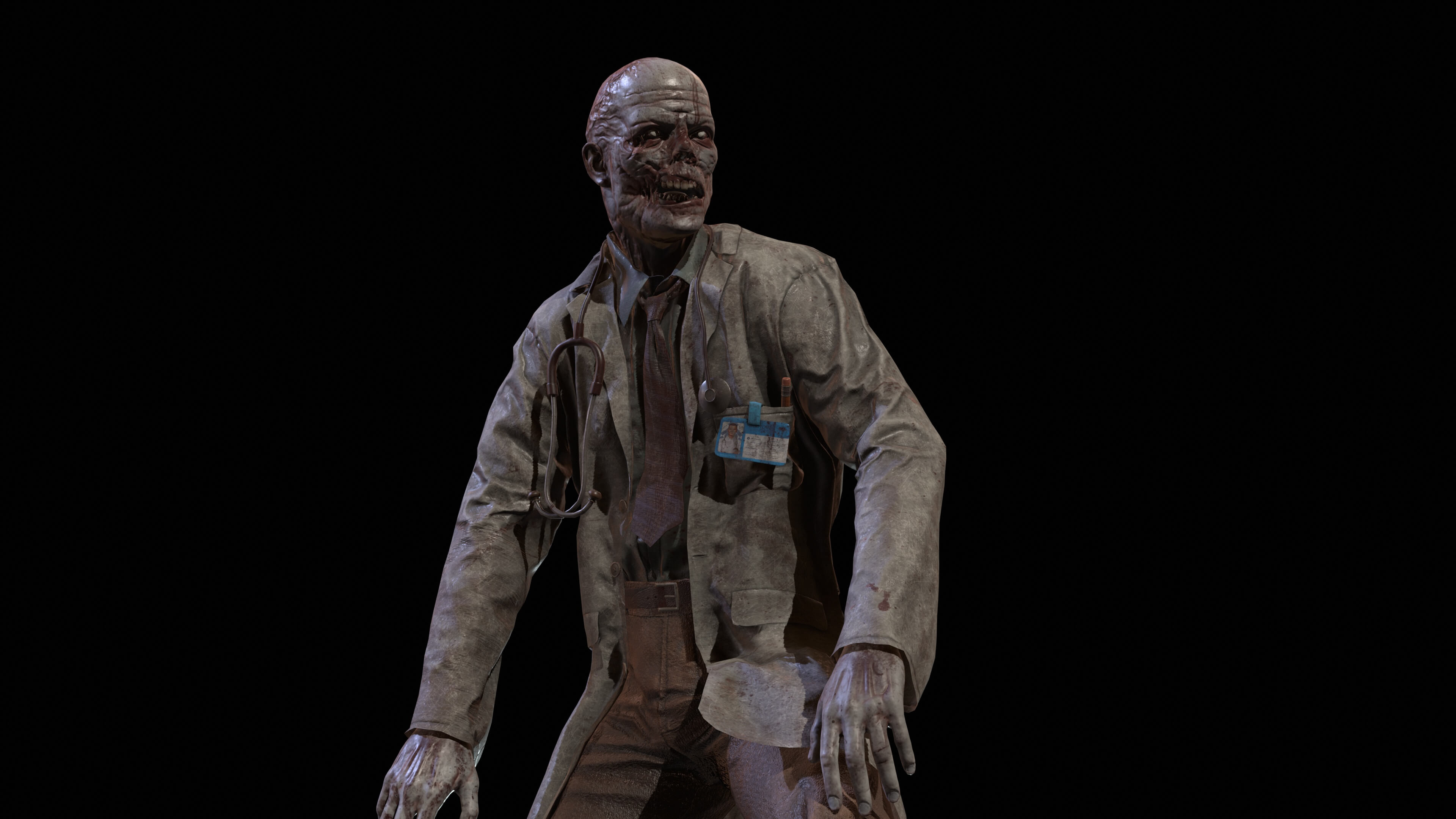 Zombie Doctor - 3D Model by andryuha1981