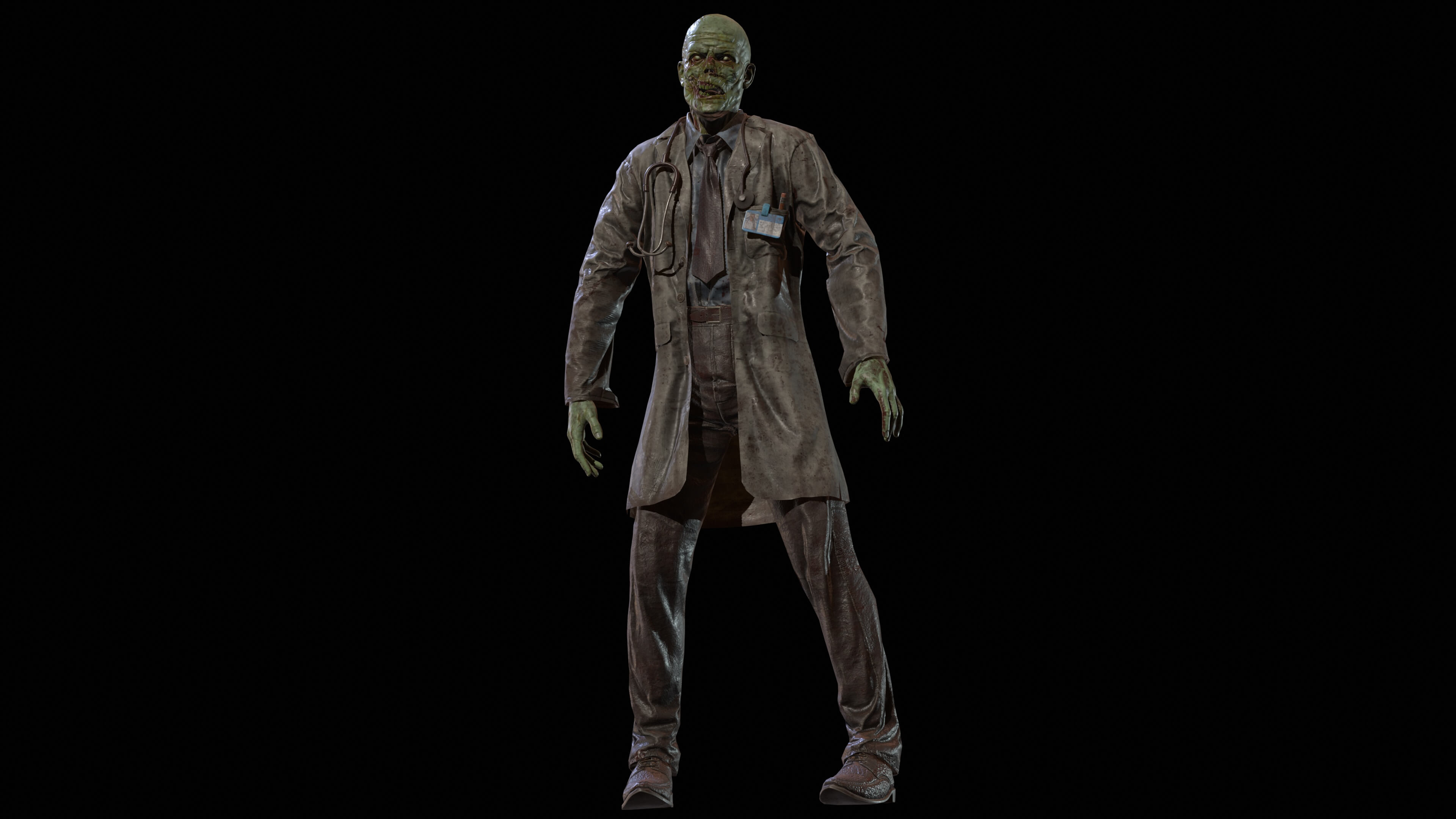 Zombie Doctor - 3D Model by andryuha1981