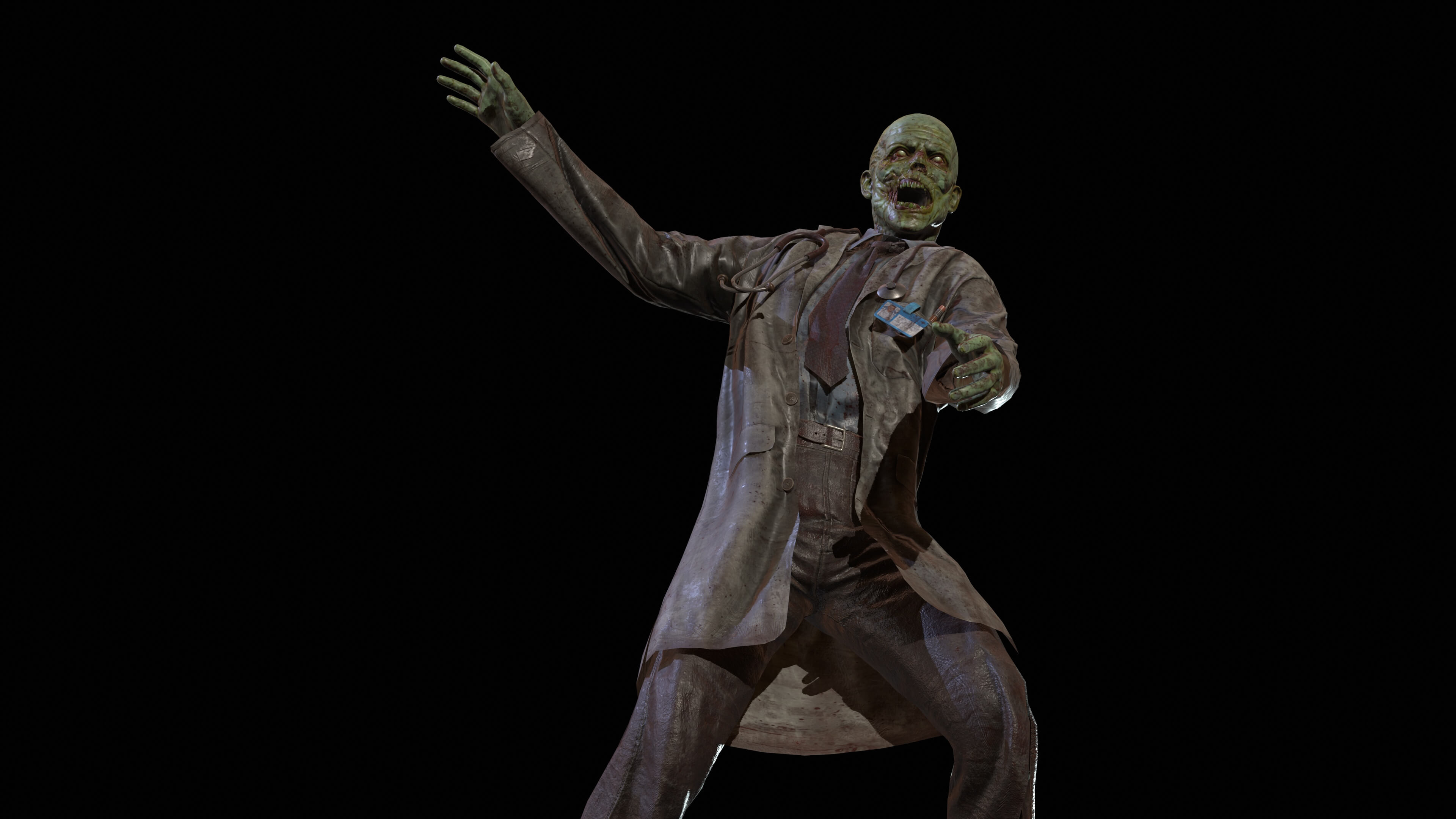 Zombie Doctor - 3D Model by andryuha1981