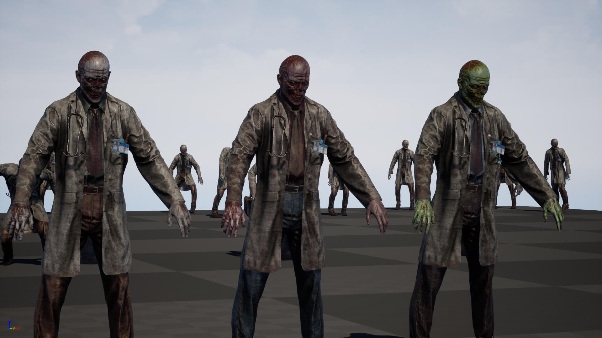 Zombie Doctor - 3D Model by andryuha1981