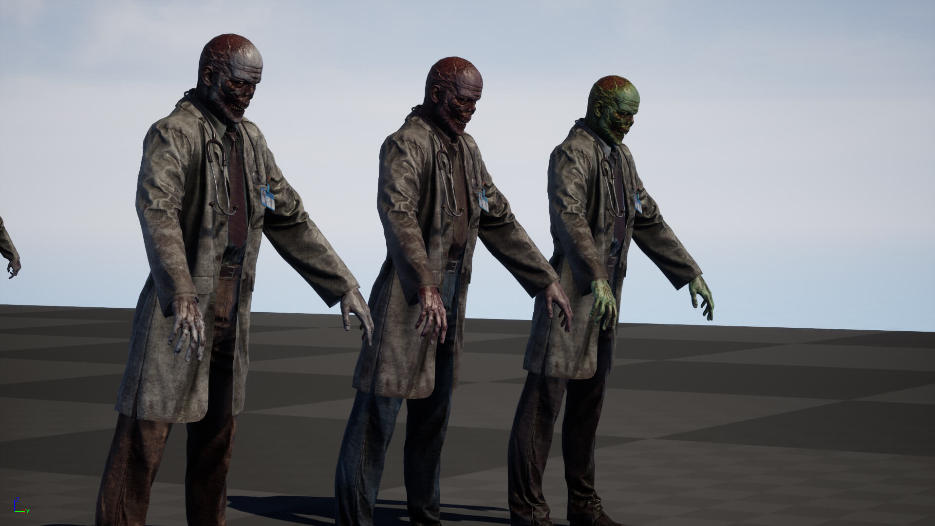 Zombie Doctor - 3D Model by andryuha1981