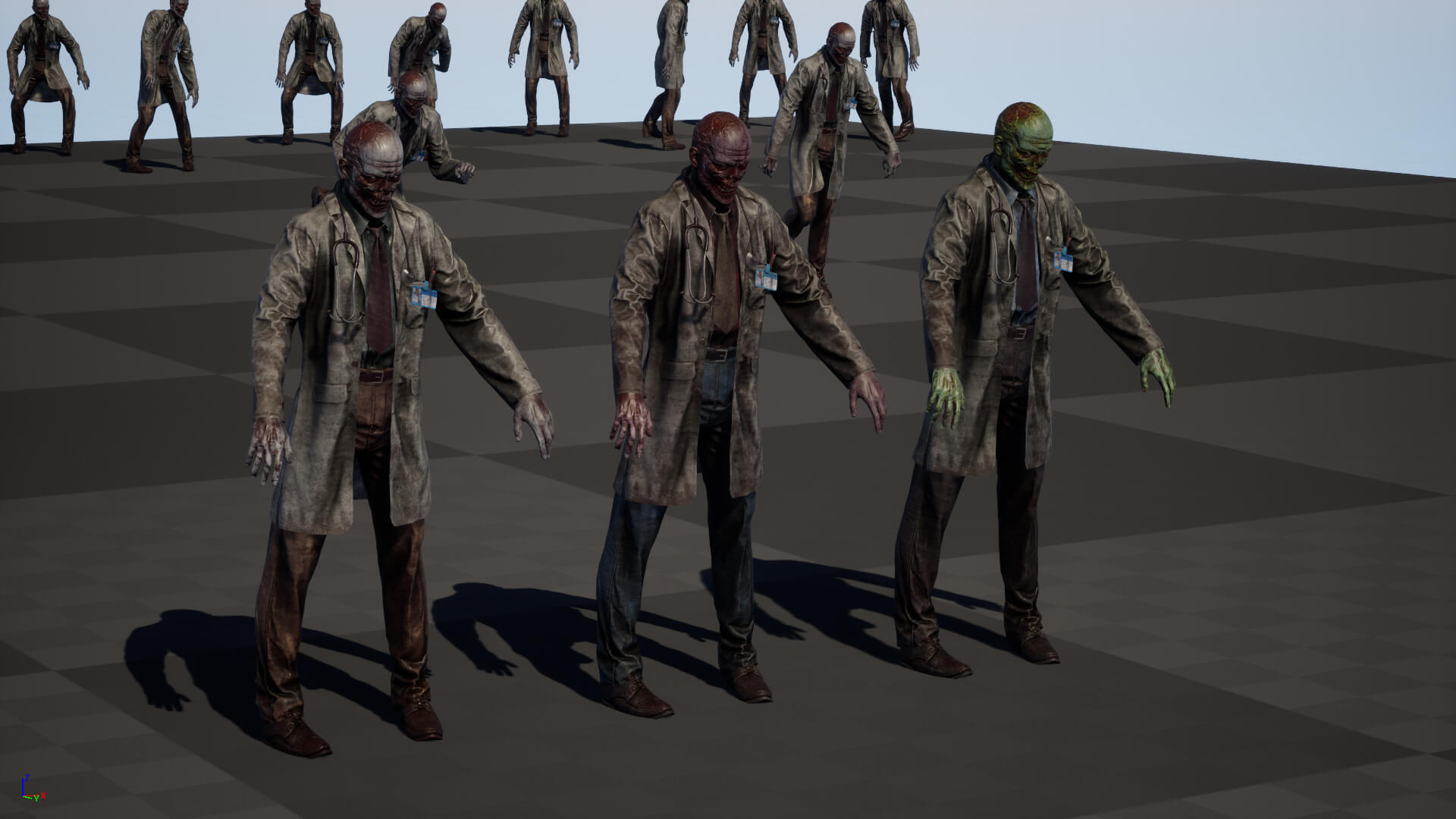 Zombie Doctor - 3D Model by andryuha1981