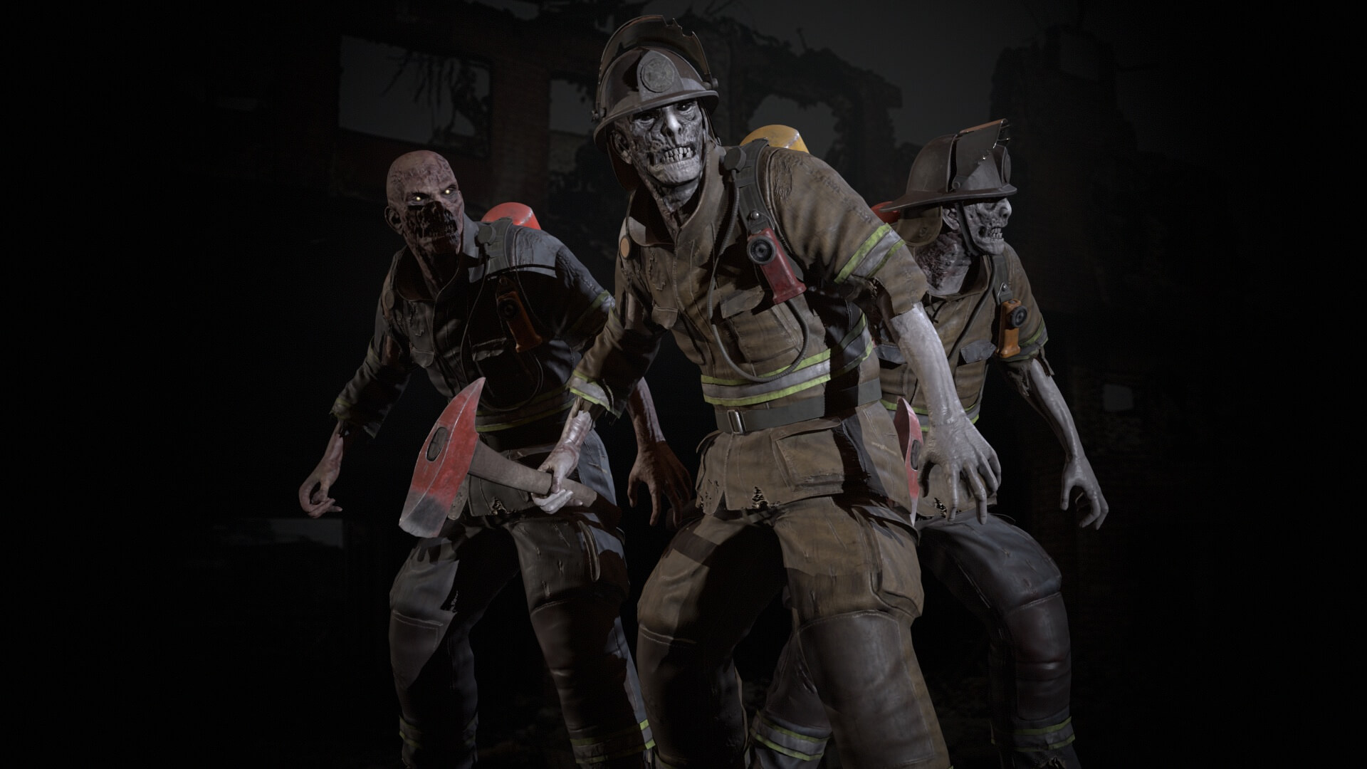 Zombie Firefighter - 3D Model by andryuha1981