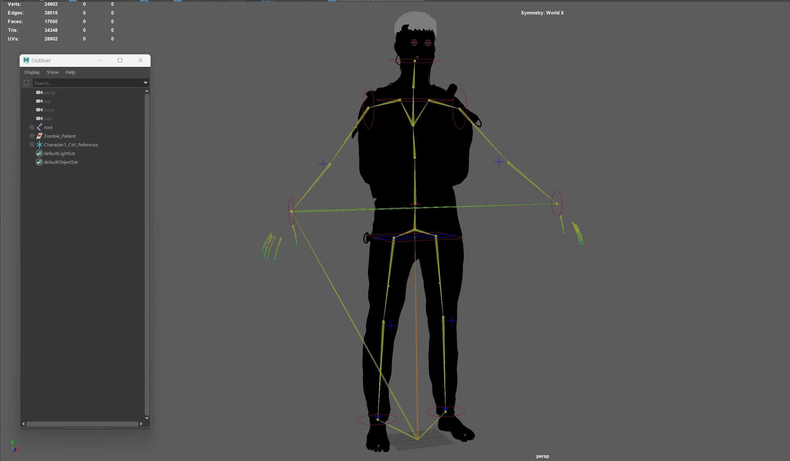 Zombie Patient - 3D Model by andryuha1981