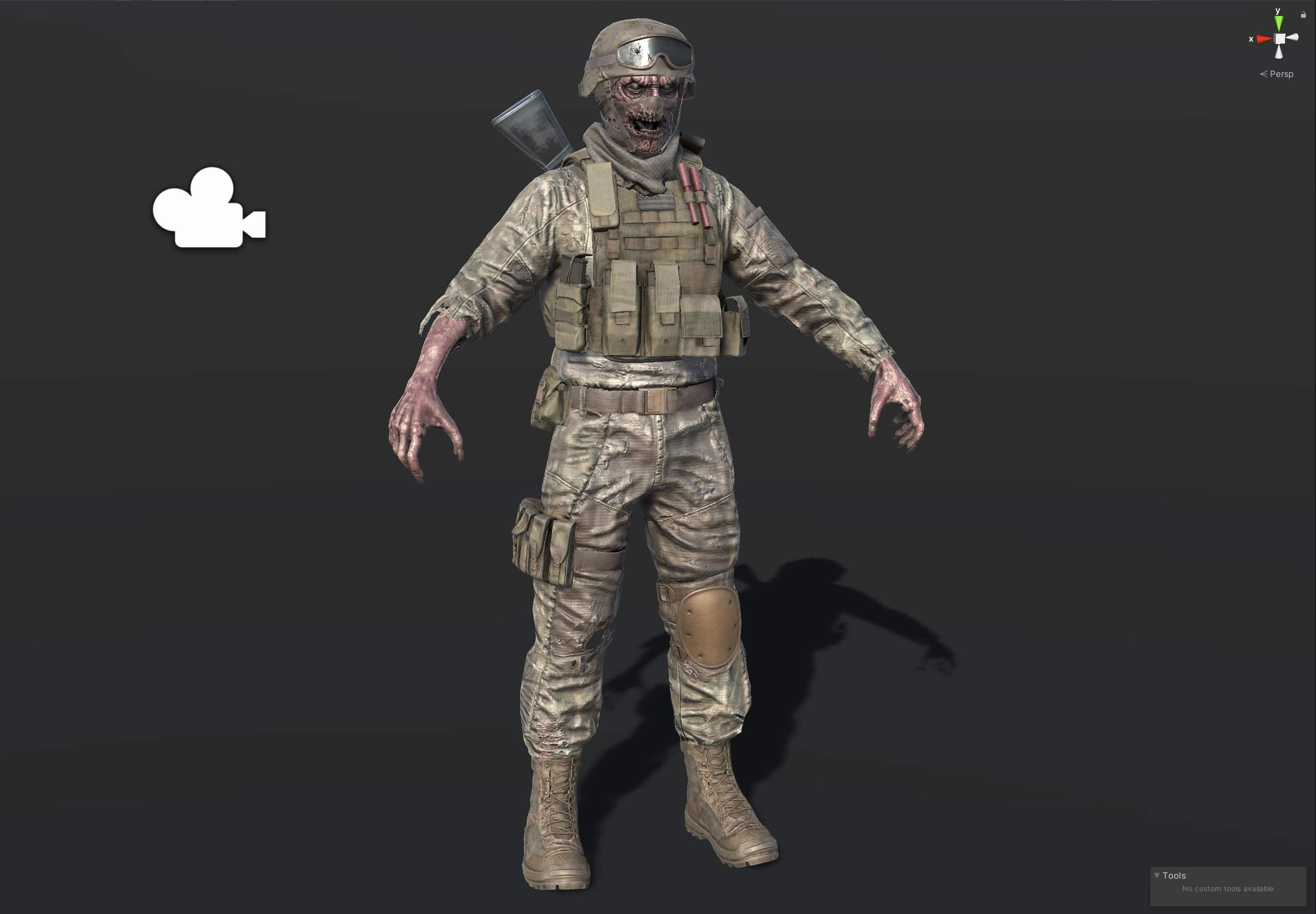 Zombie Soldier2 - 3D Model by andryuha1981