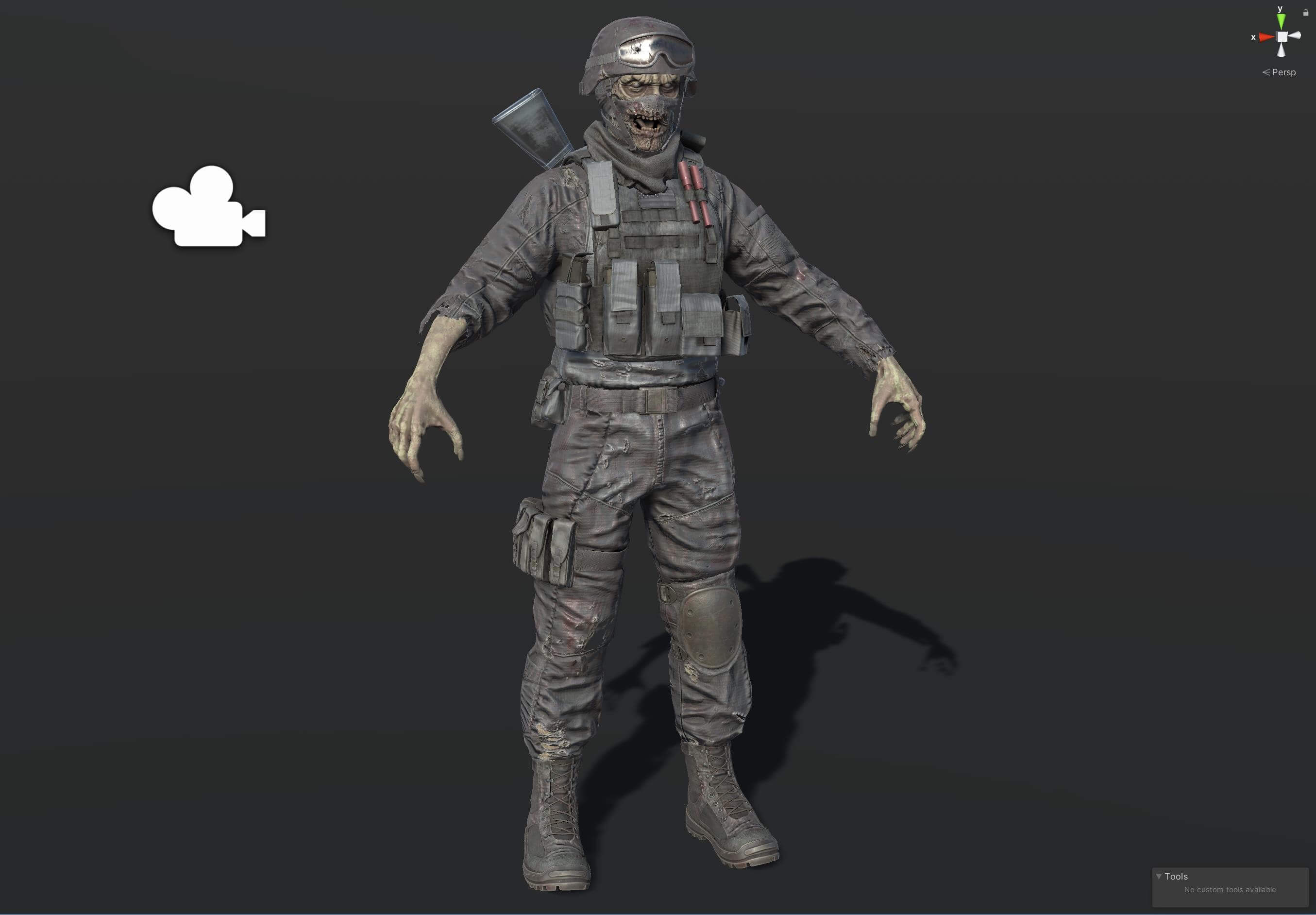 Zombie Soldier2 - 3D Model by andryuha1981