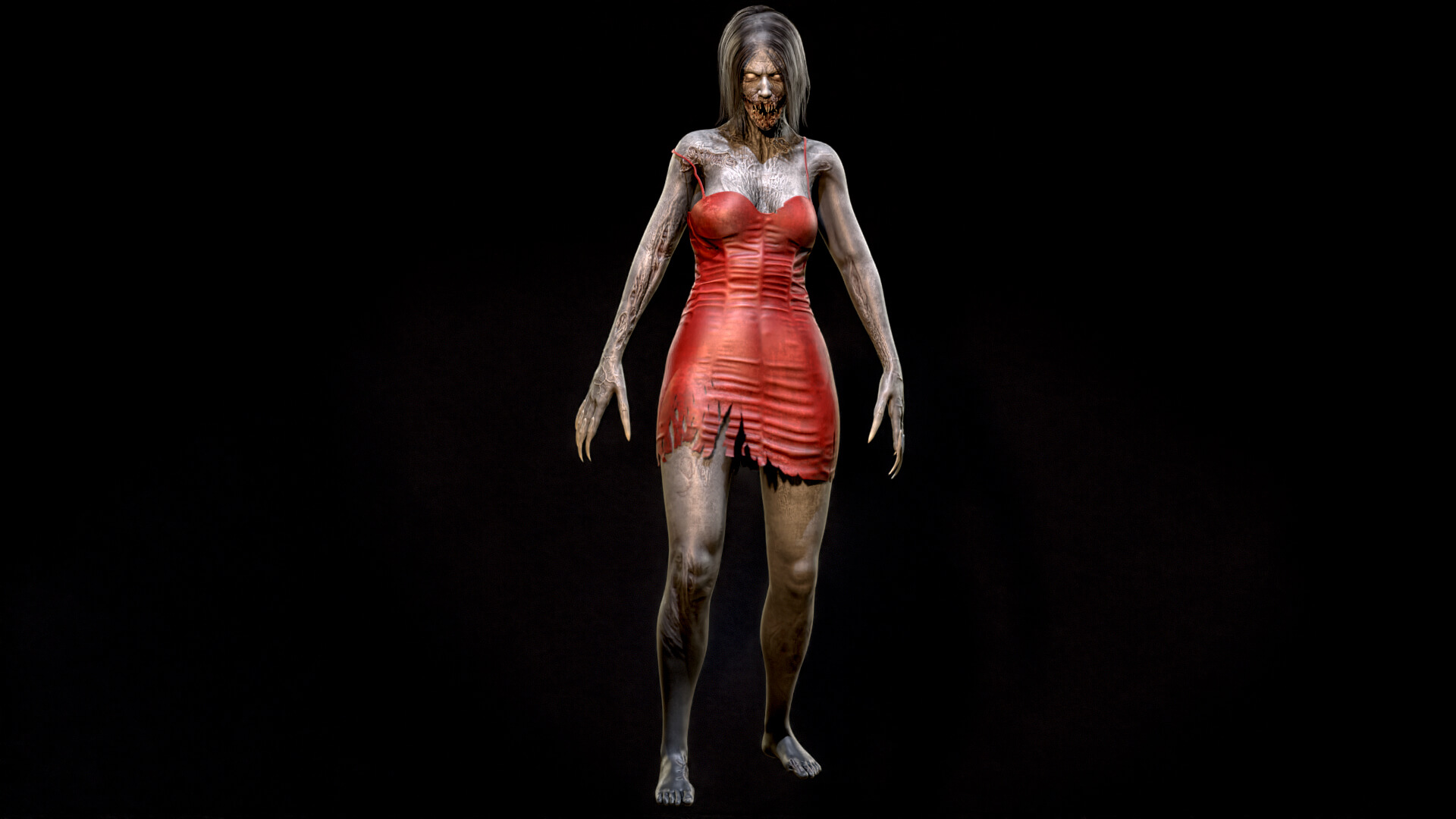 ZombieScreamer - 3D Model by andryuha1981