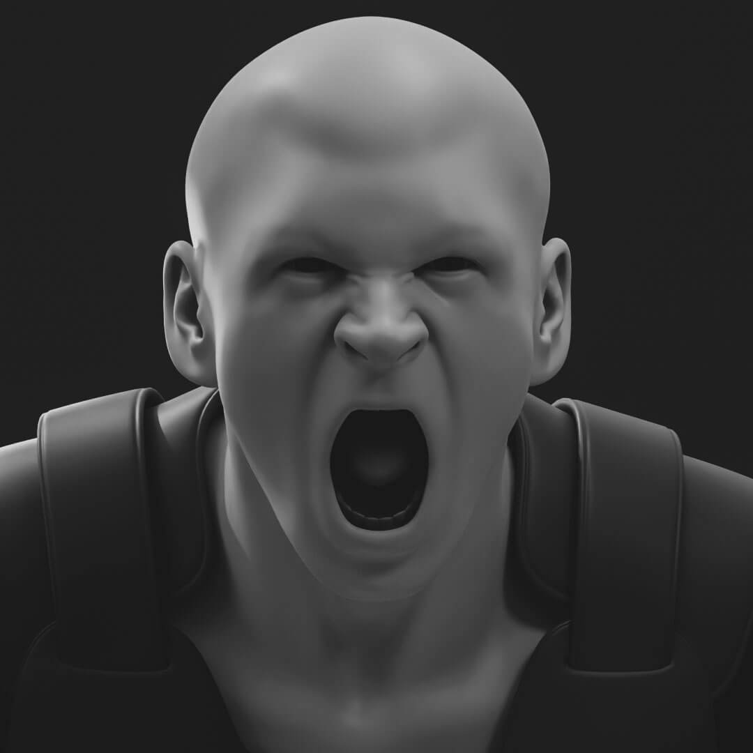 Feyd-Rautha Harkonnen likeness fast sculpt and animation by AnDu