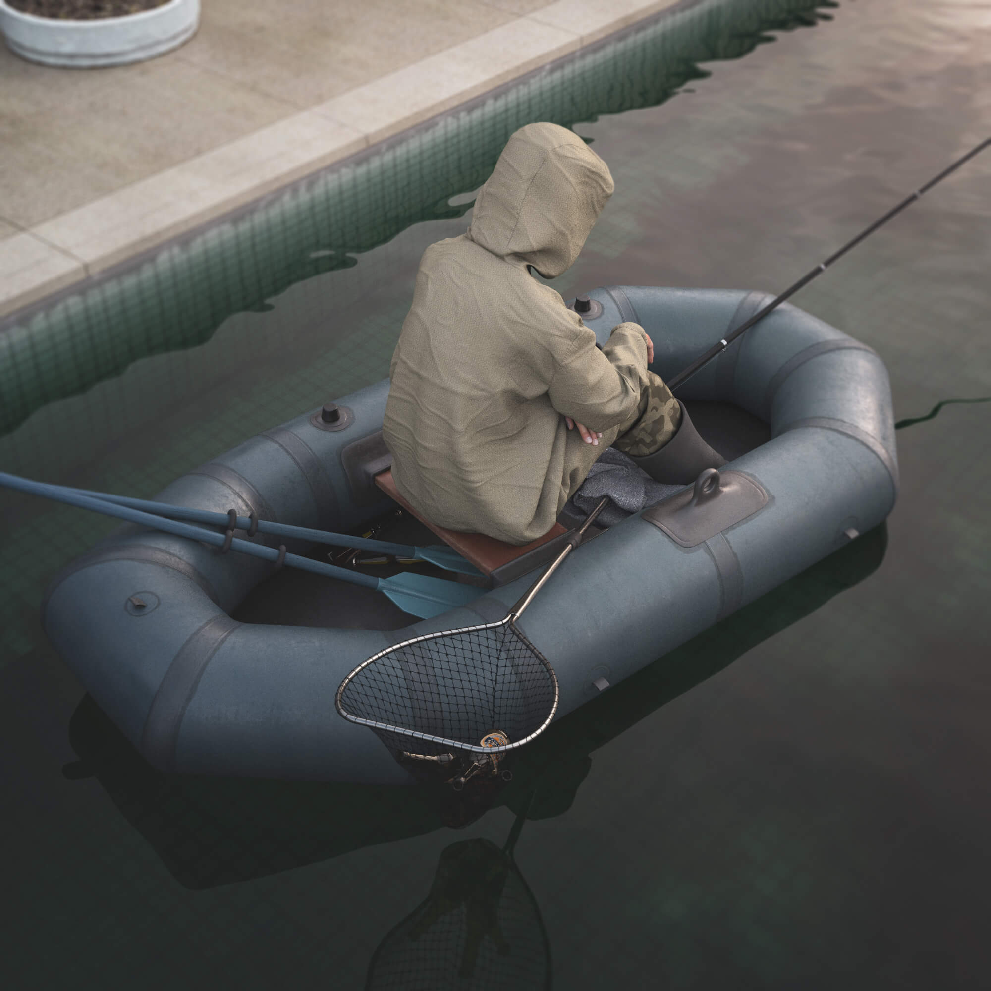 Isolated 3D Render, Digital Art by AnDu