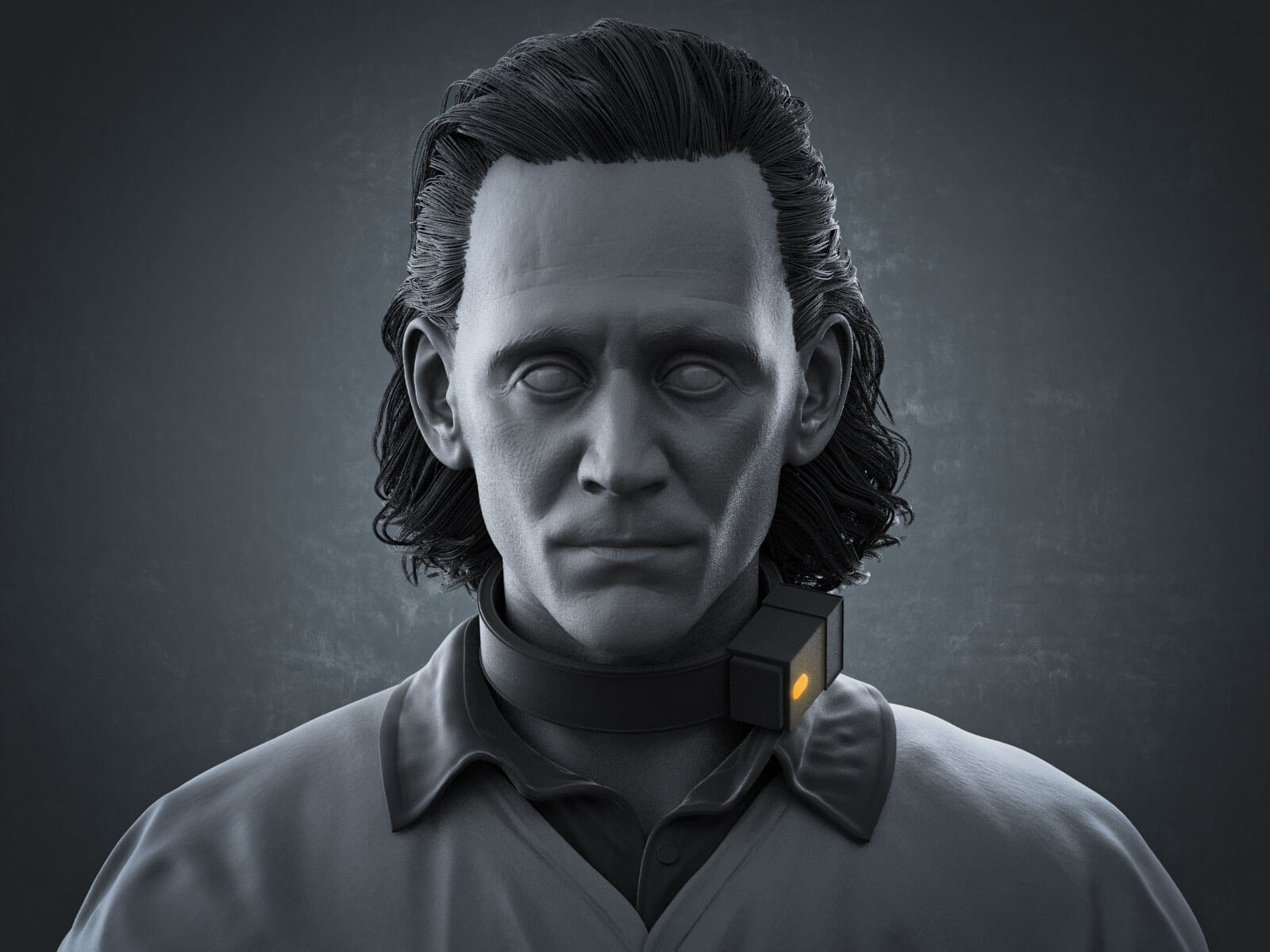 Loki likeness sculpt 3D Render, Digital Art by AnDu