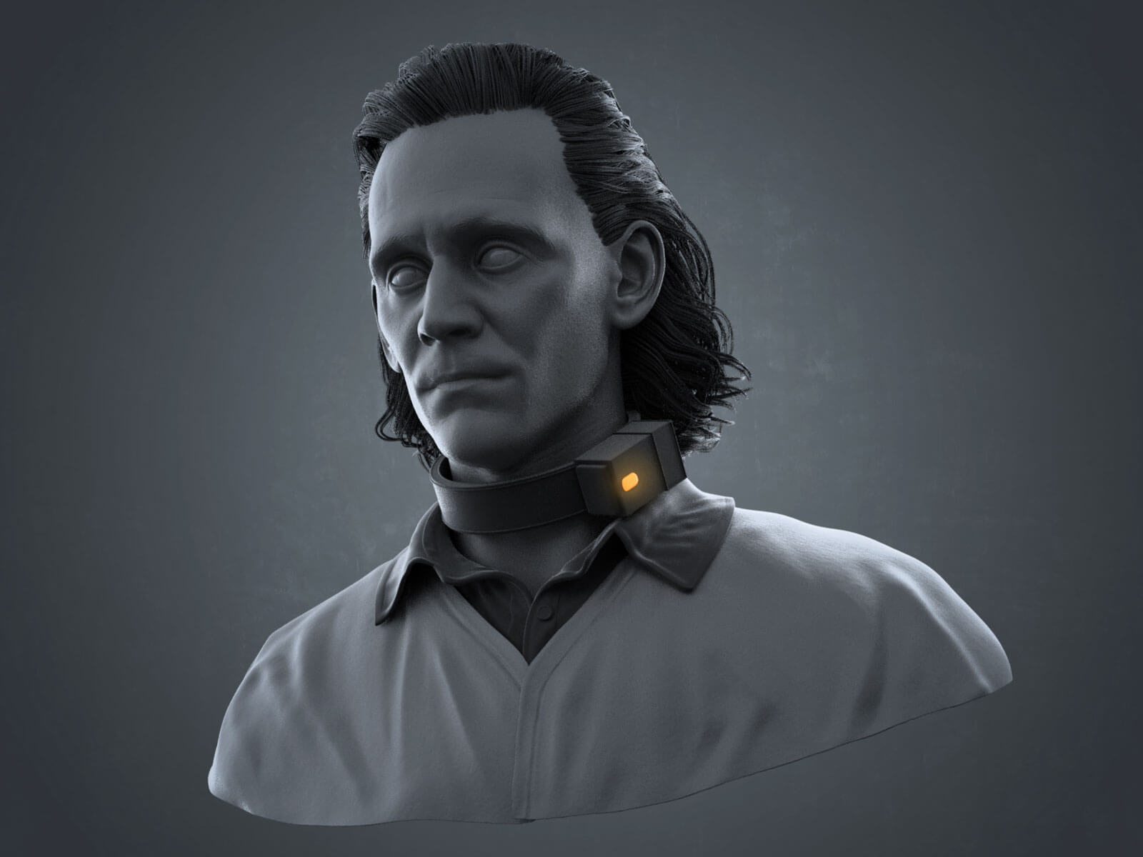 Loki likeness sculpt 3D Render, Digital Art by AnDu