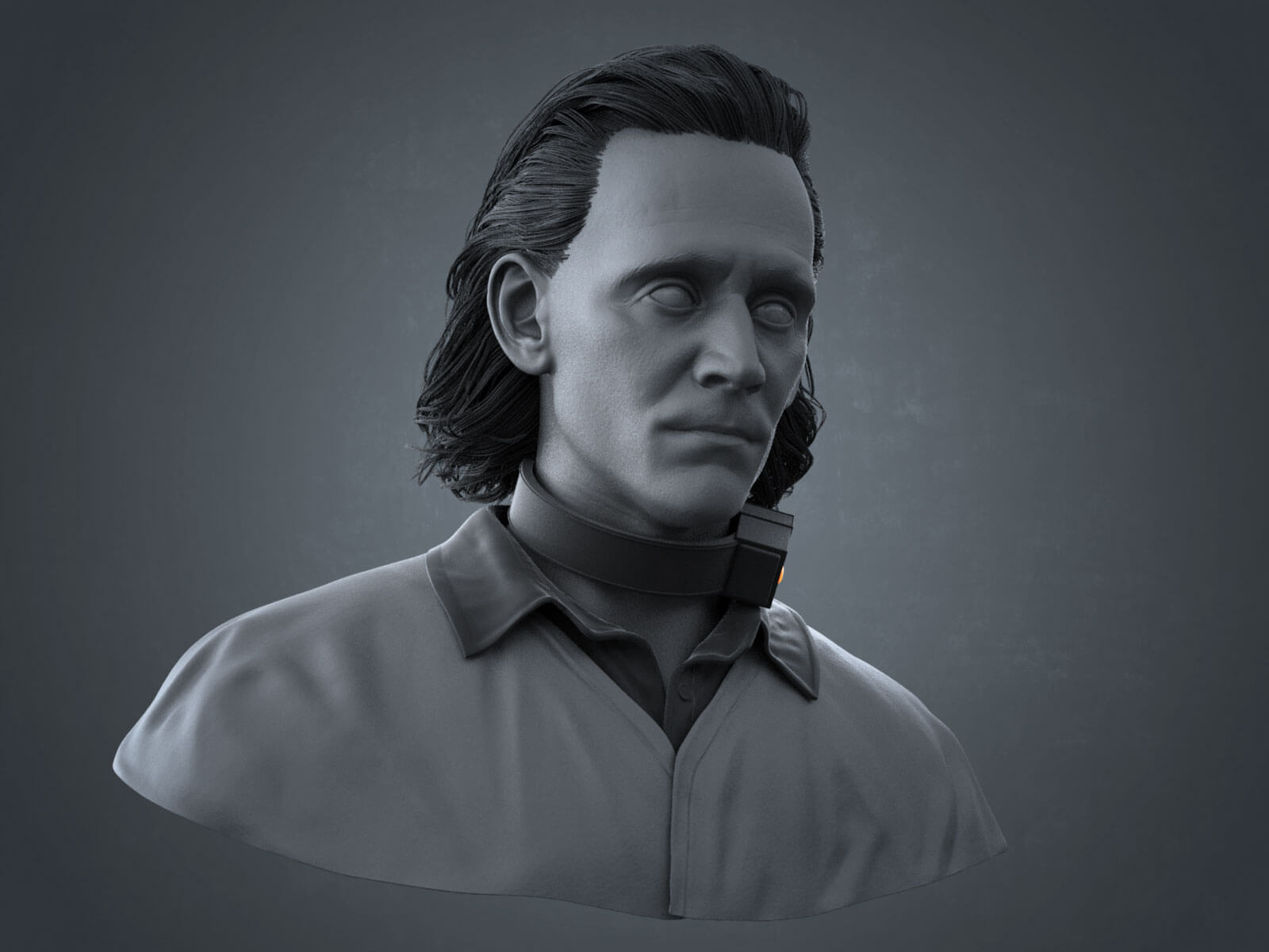 Loki likeness sculpt 3D Render, Digital Art by AnDu