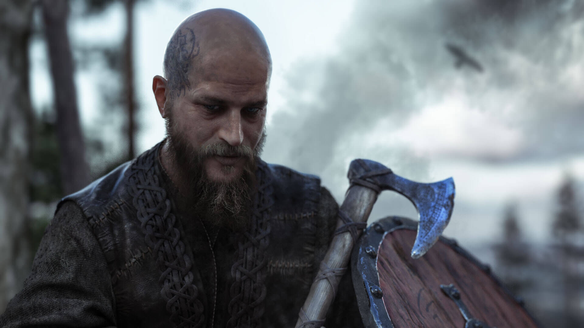 Ragnar Lothbrok 3D Render, Digital Art by AnDu