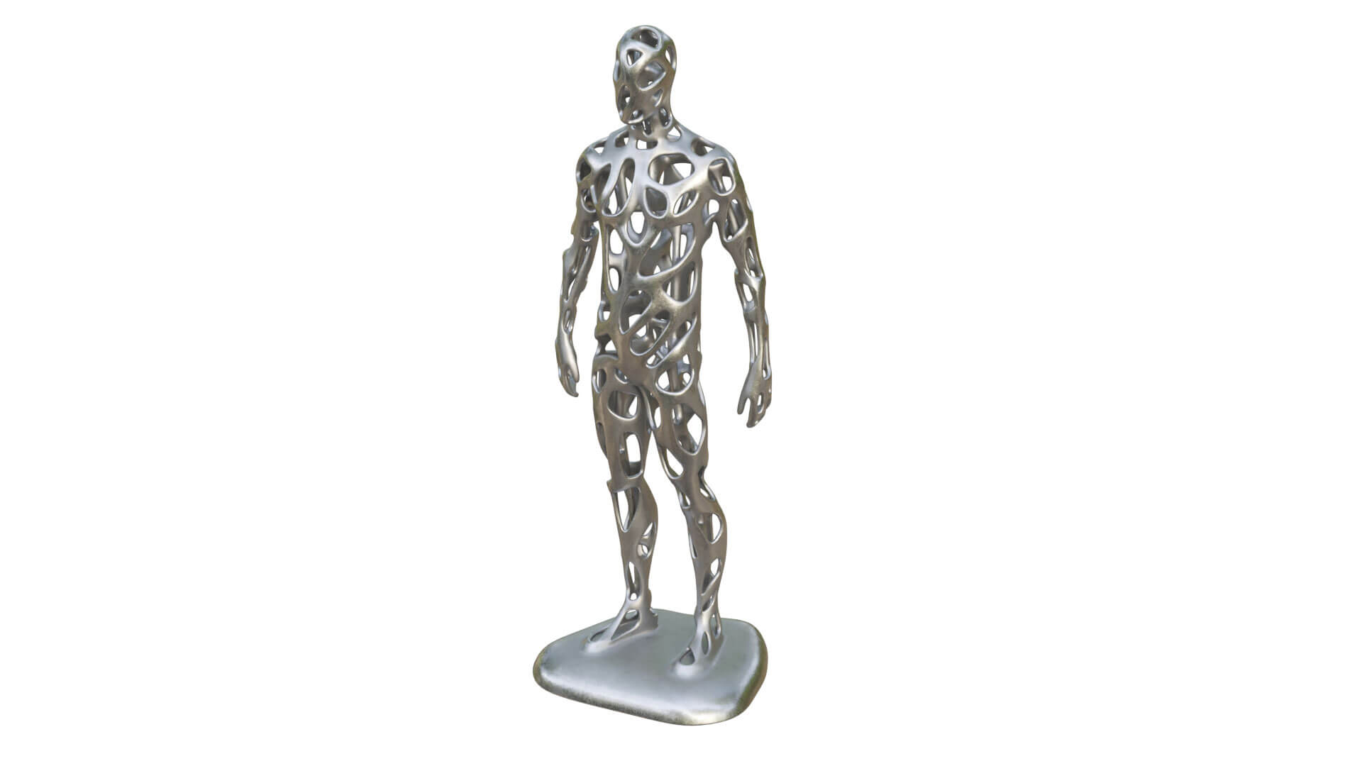 Lattice Structured Man Figurine - Free 3D Model by AnDu