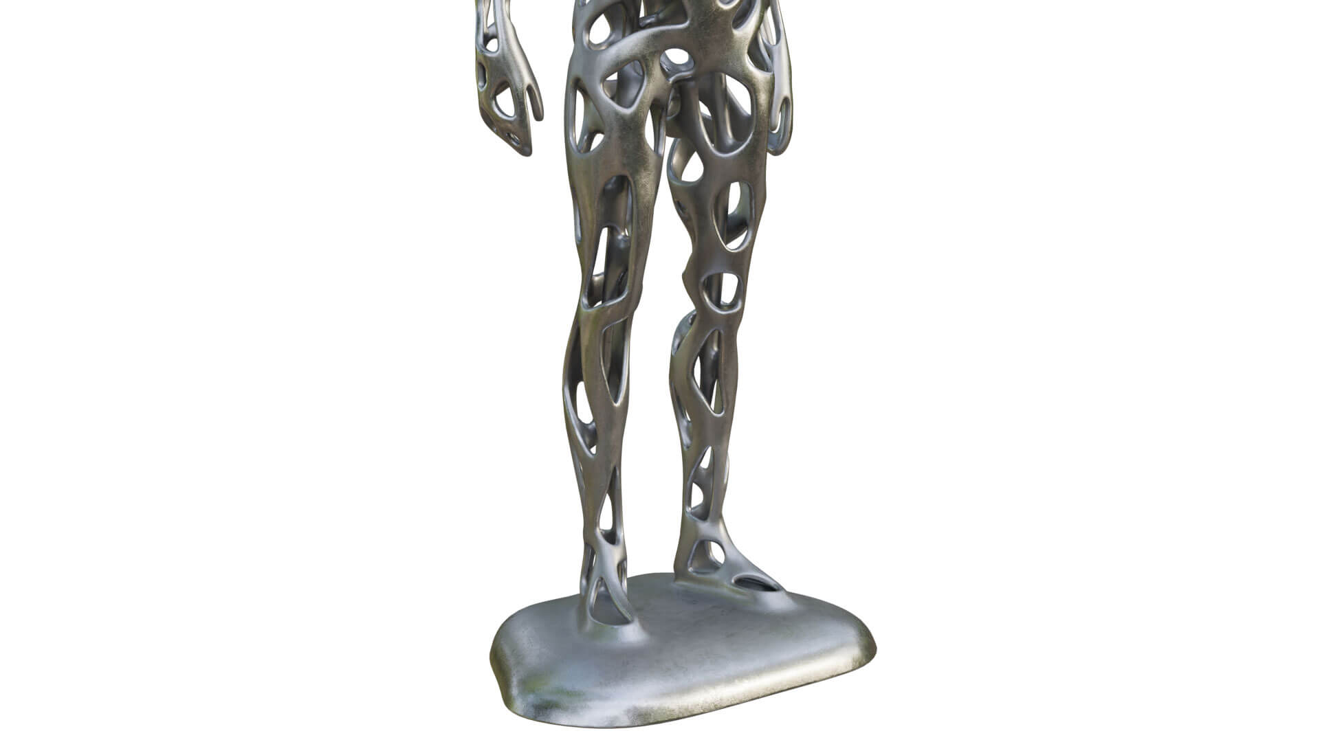 Lattice Structured Man Figurine - Free 3D Model by AnDu