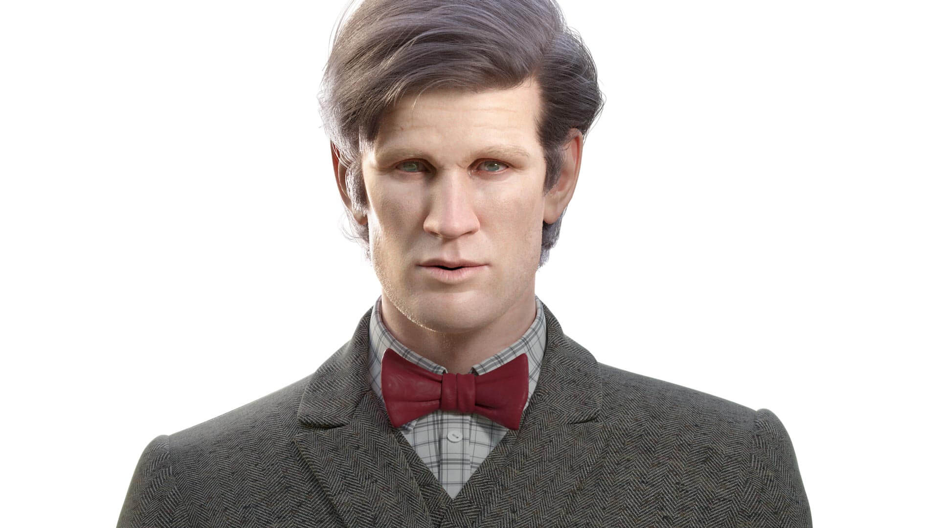 Matt Smith Portrait - Free 3D Model by AnDu