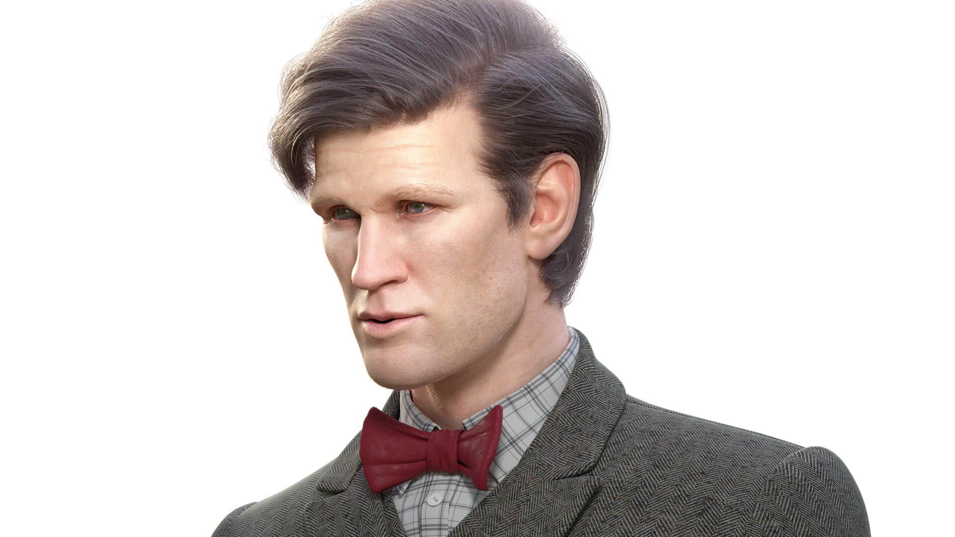 Matt Smith Portrait - Free 3D Model by AnDu