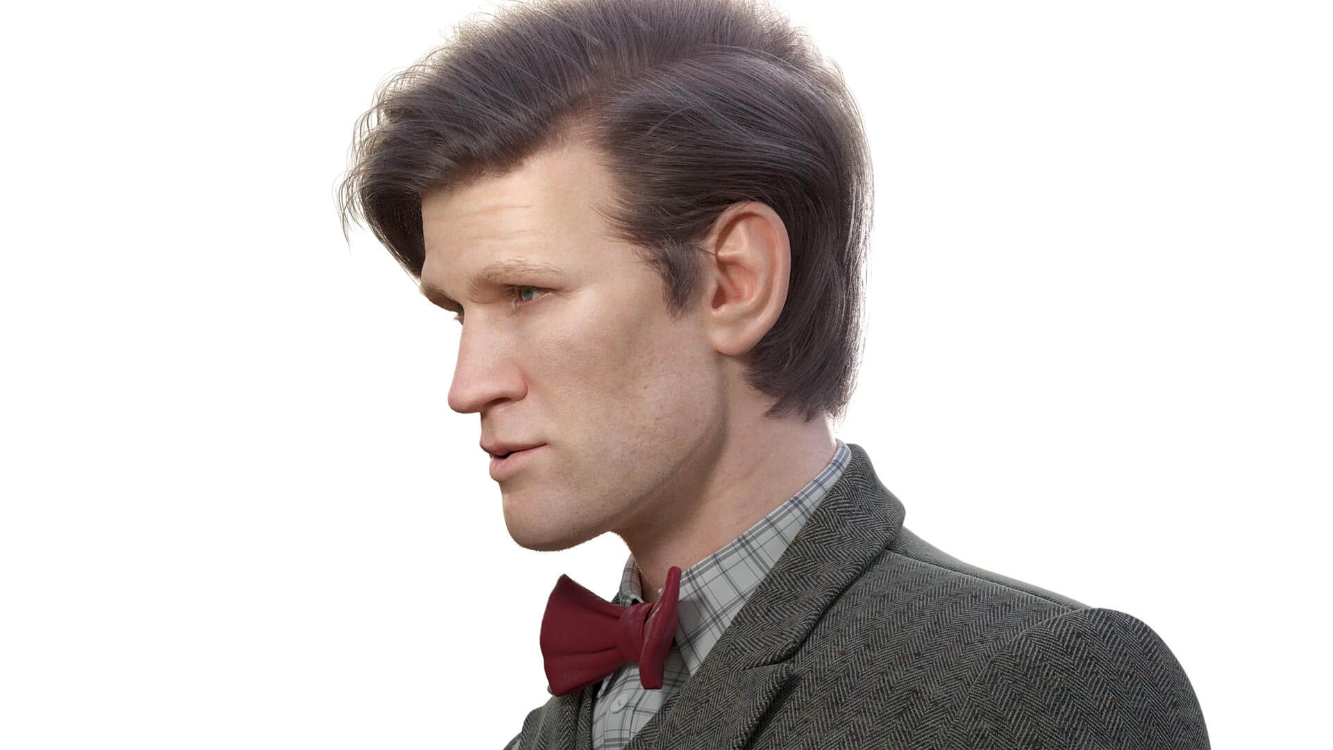 Matt Smith Portrait - Free 3D Model by AnDu