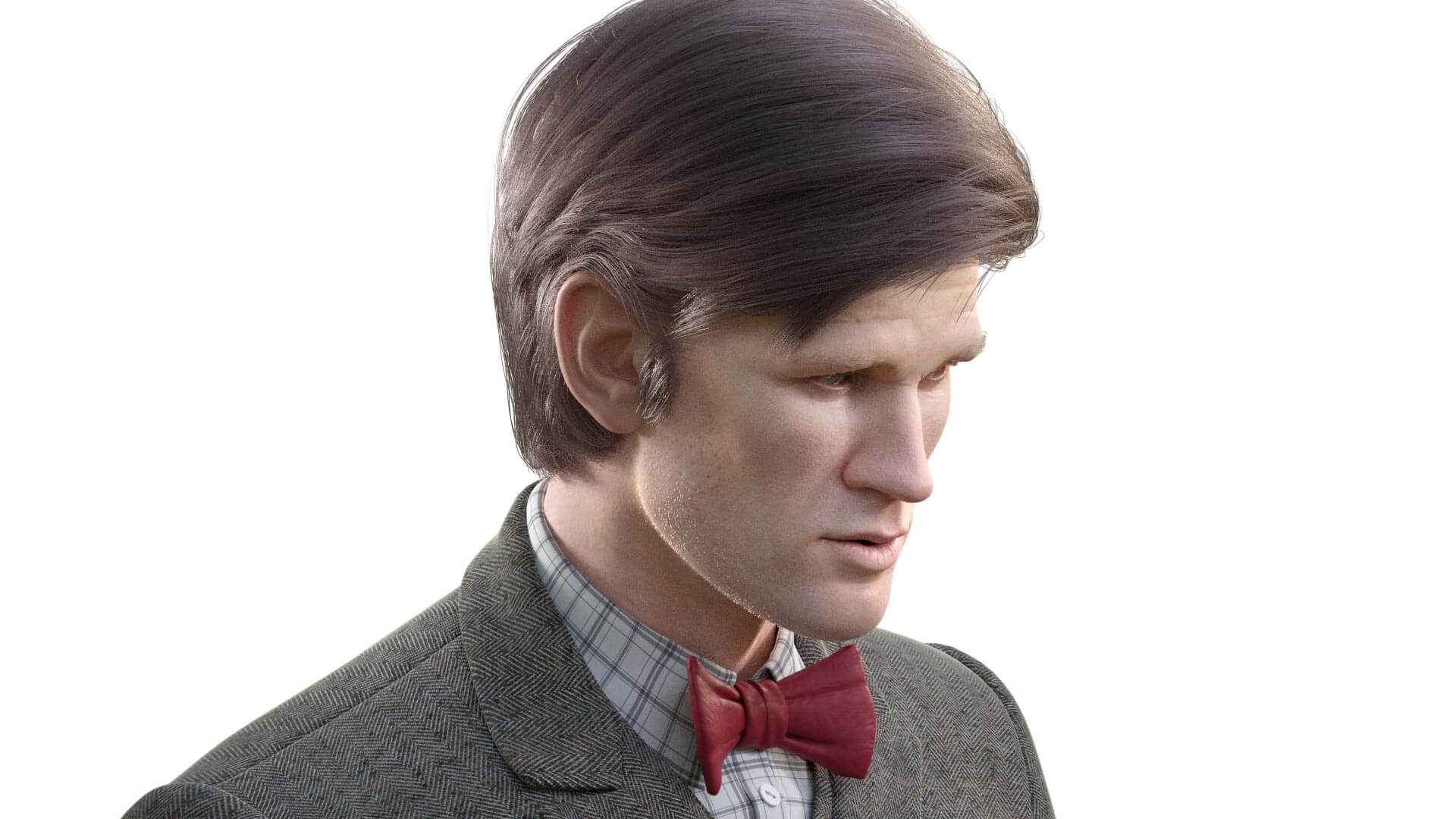 Matt Smith Portrait - Free 3D Model by AnDu