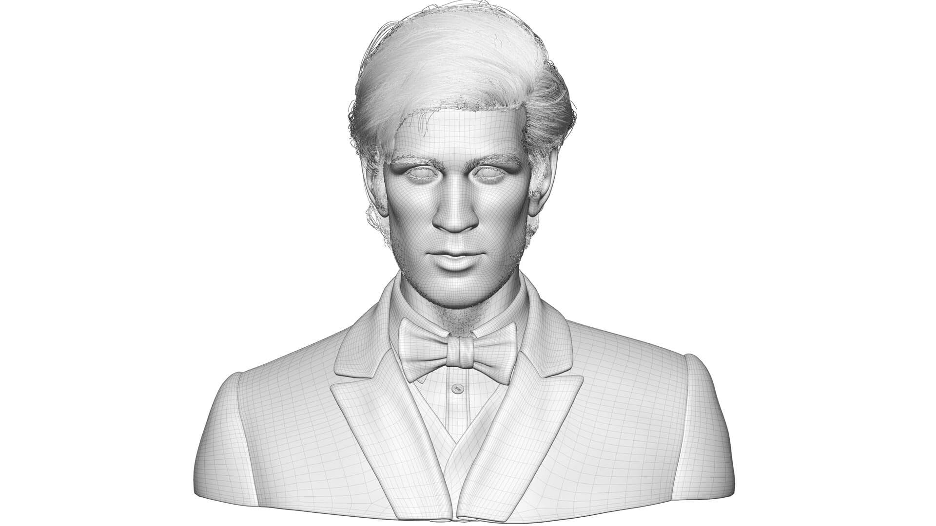 Matt Smith Portrait - Free 3D Model by AnDu