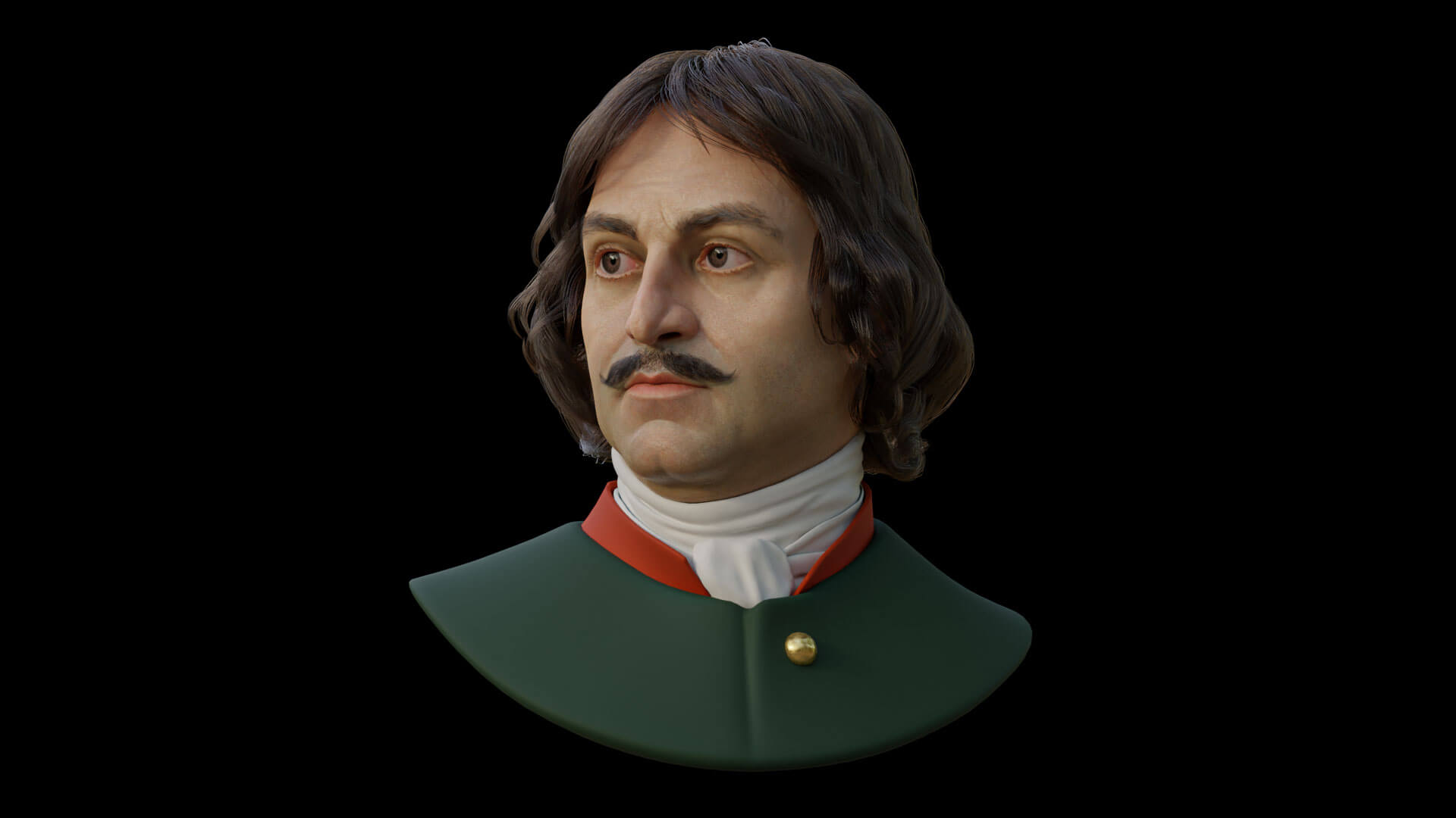 Peter The Great Head Model and Hairstyle by AnDu