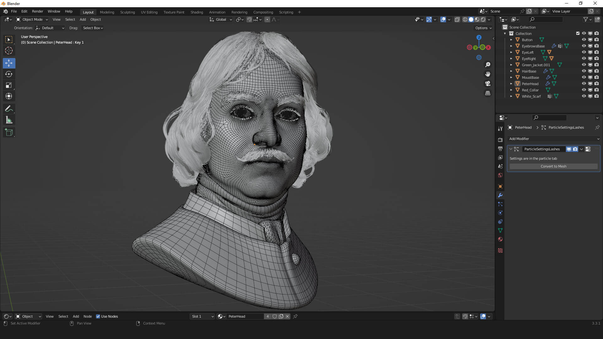 Peter The Great Head Model and Hairstyle by AnDu