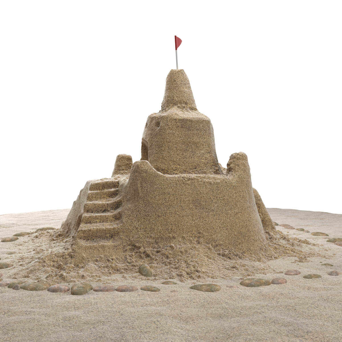 Sand Castle Model by AnDu