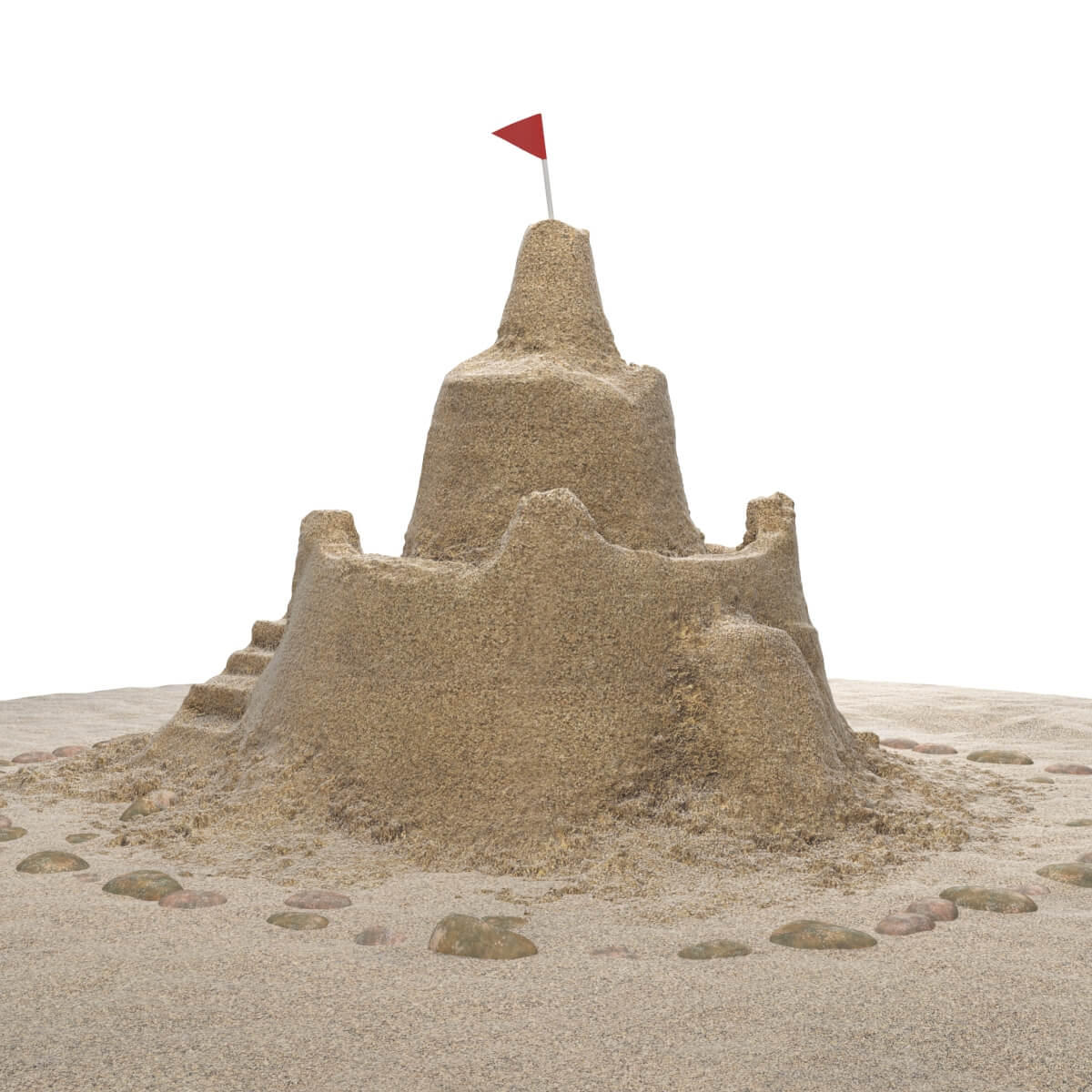 Sand Castle Model by AnDu