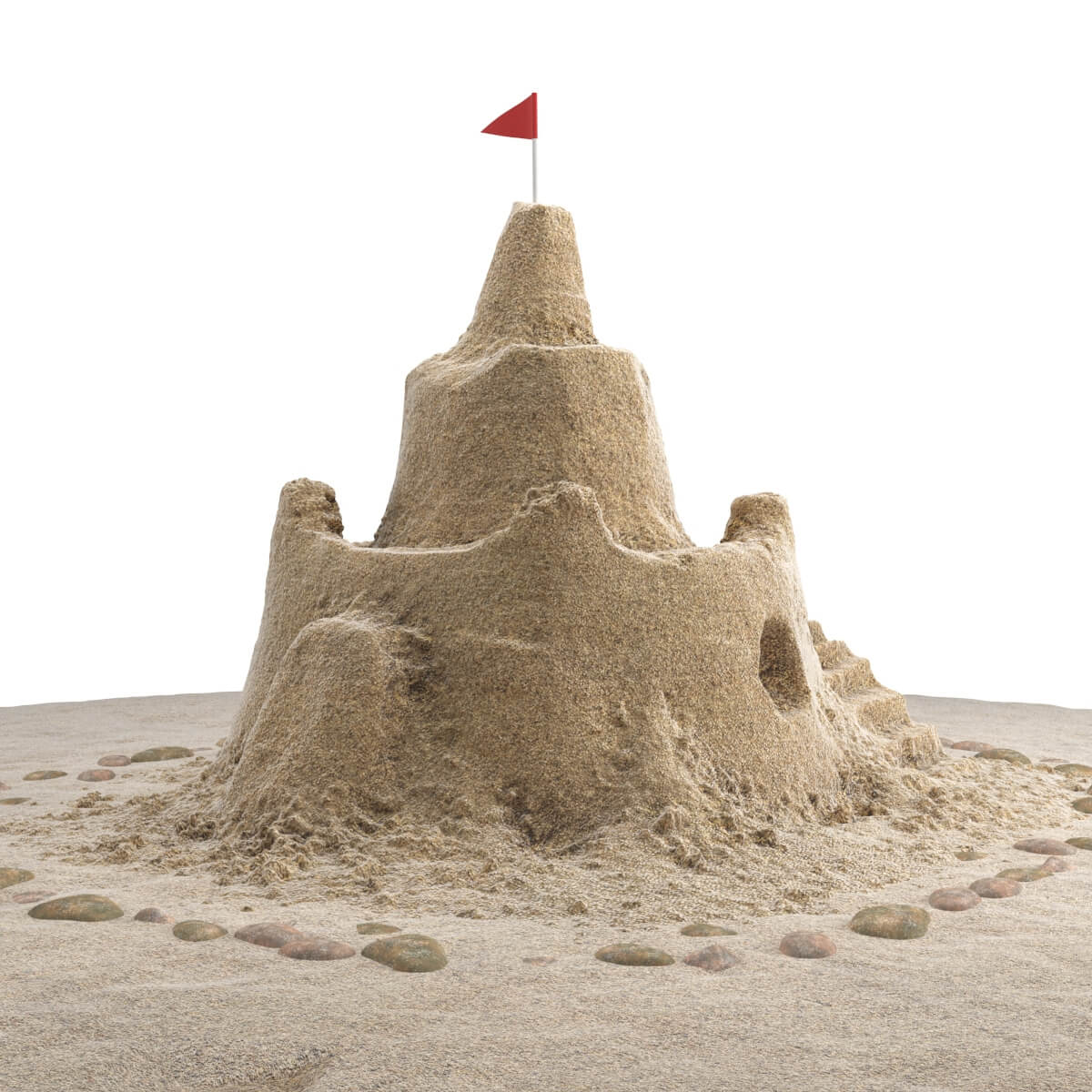 Sand Castle Model by AnDu