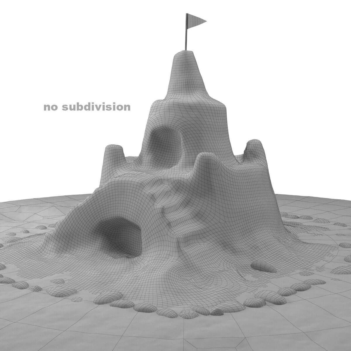 Sand Castle Model by AnDu