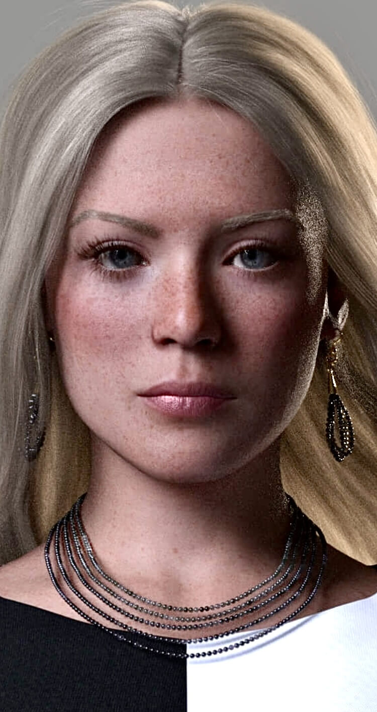 Annie Lou (Closer) 3D Render by ANena Studios illustration