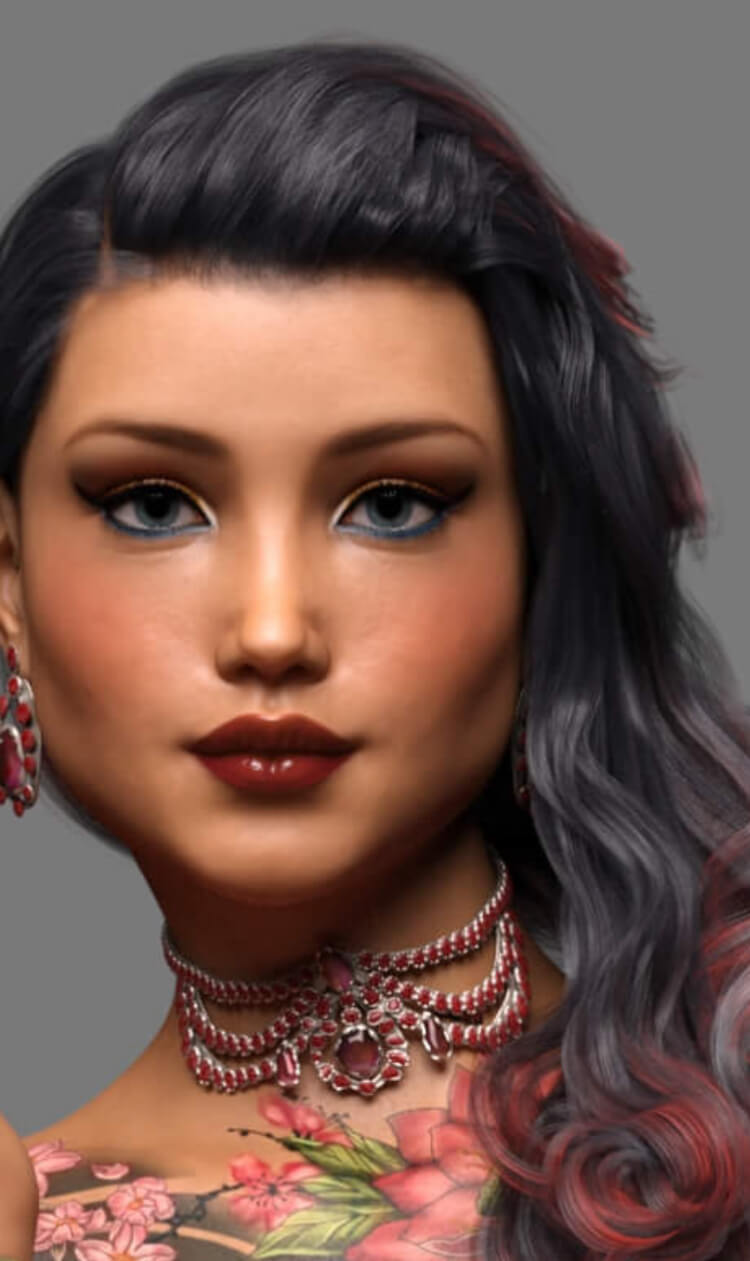 Cassie 3D Render, Digital Art by ANena Studios illustration