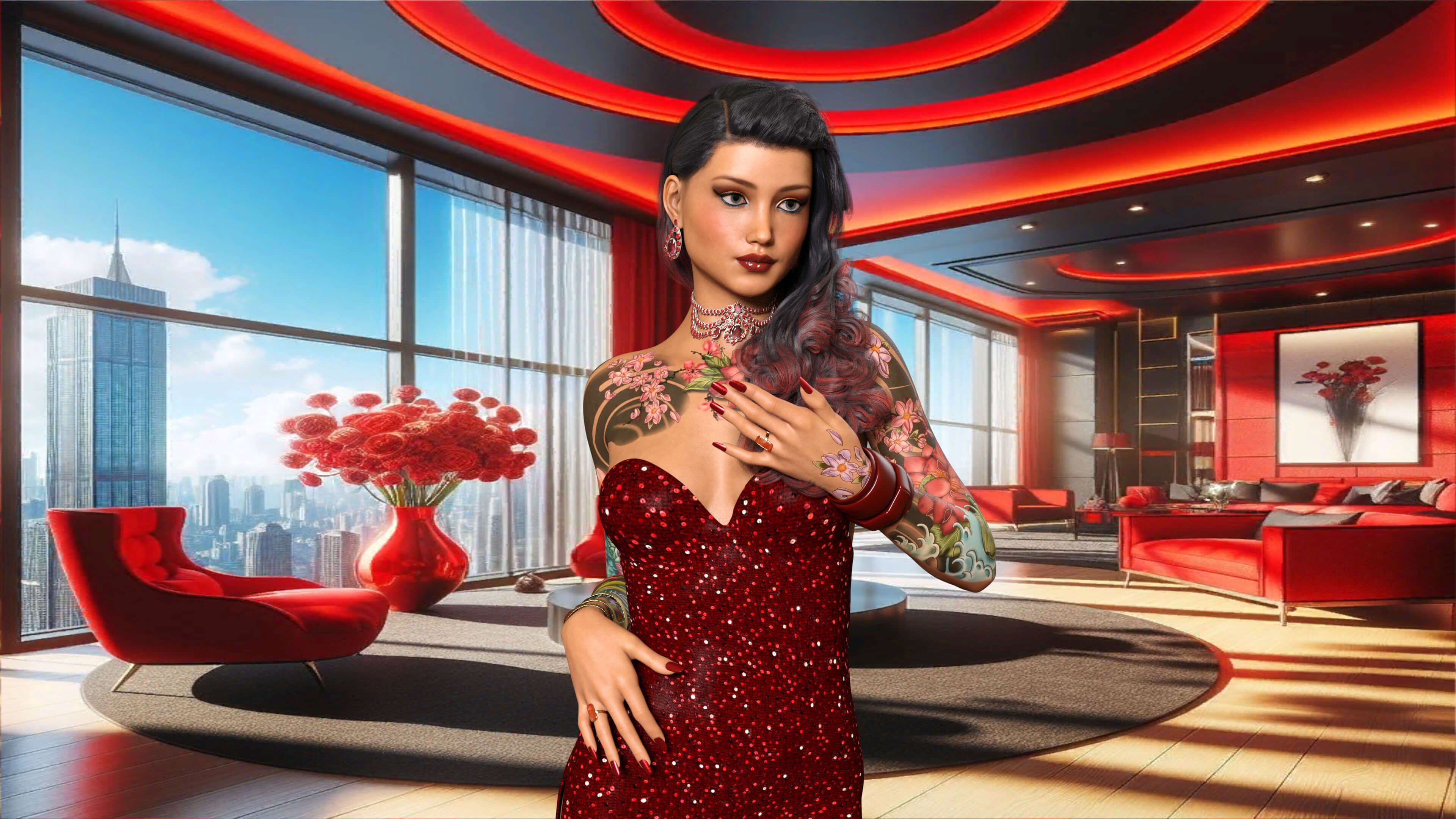 Cassie 3D Render, Digital Art by ANena Studios illustration