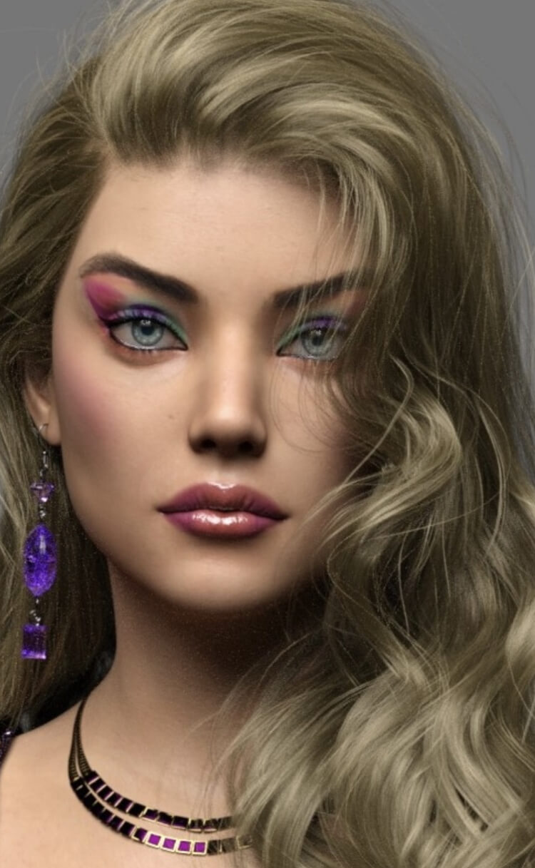 Lourie 3D Render, Digital Art by ANena Studios illustration