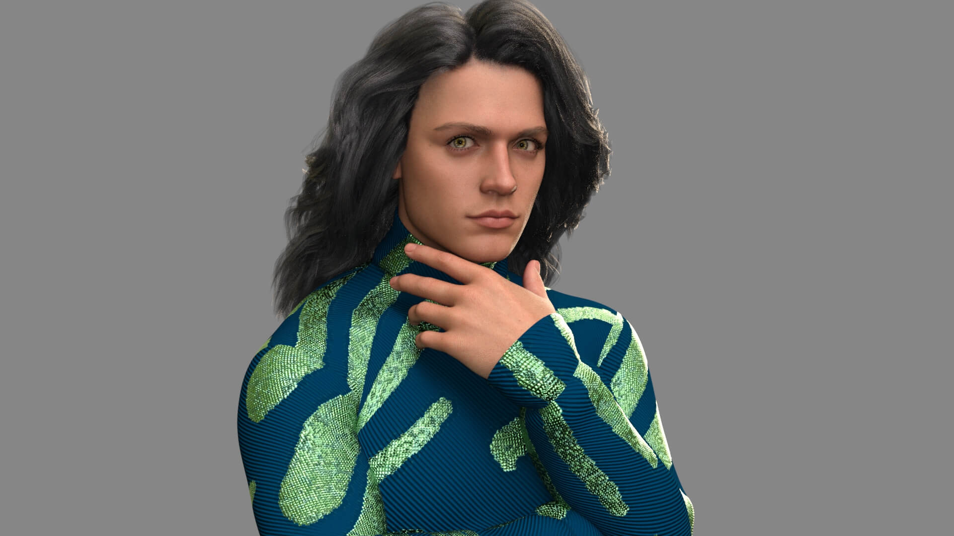 Vampire Marco 3D Render by ANena Studios illustration