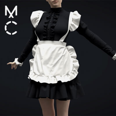 Lolita Dress 3D Render | RenderHub Gallery