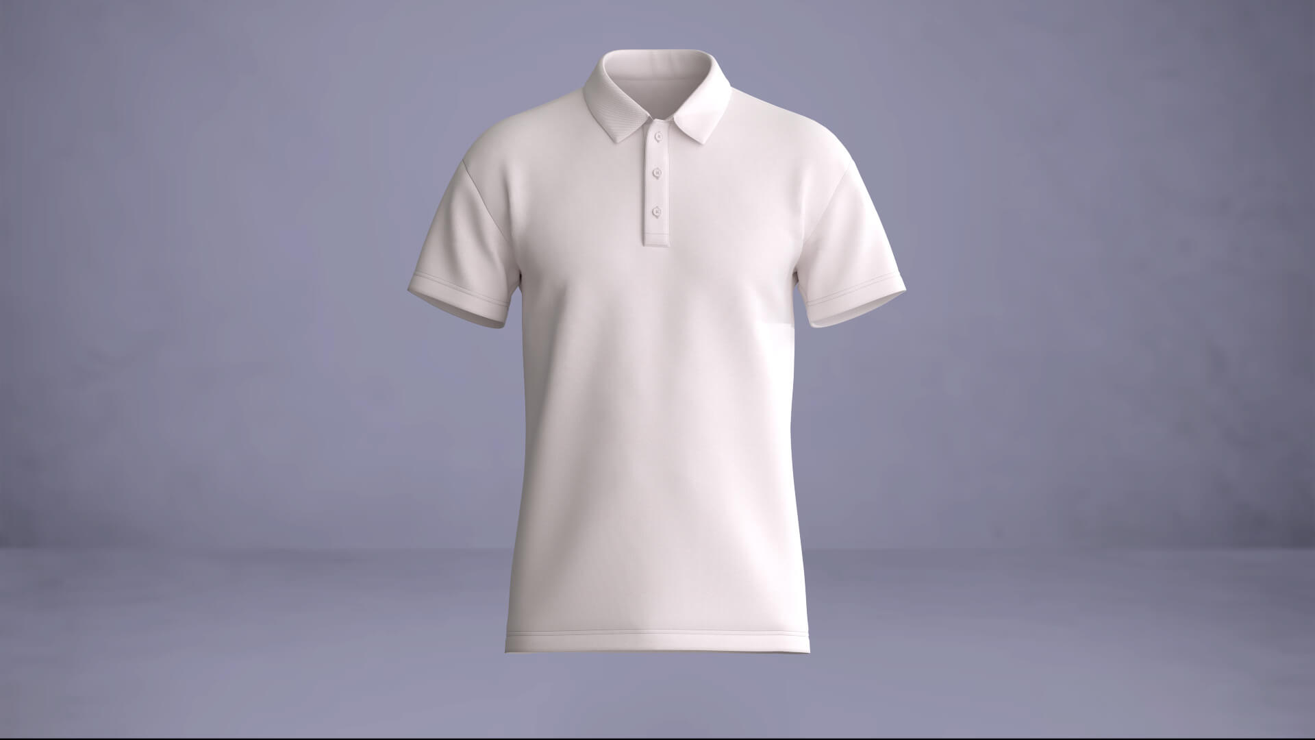 Men's Polo Shirt - 3D Model by anescire