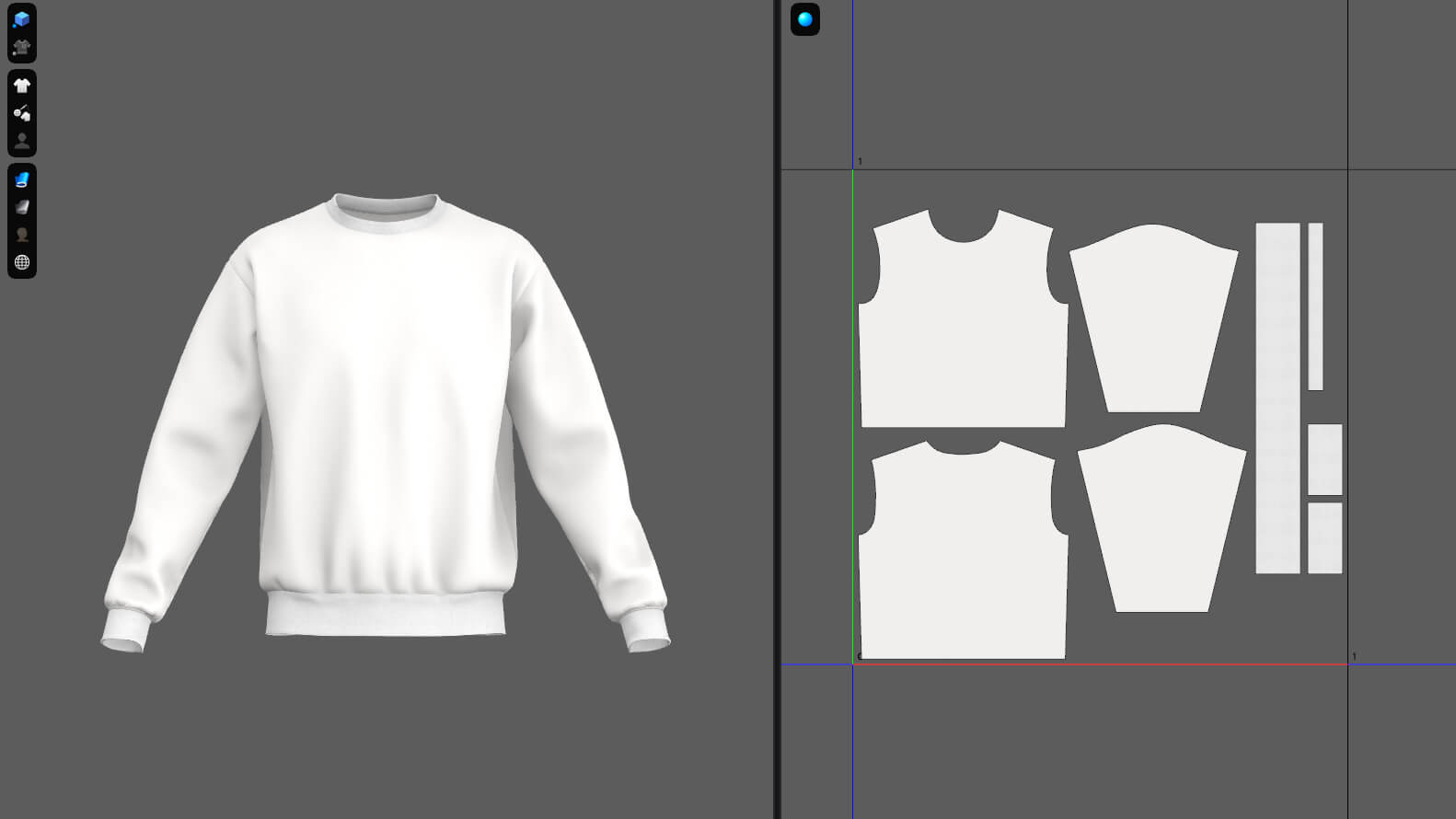 Men's Sweatshirt - 3D Model by anescire