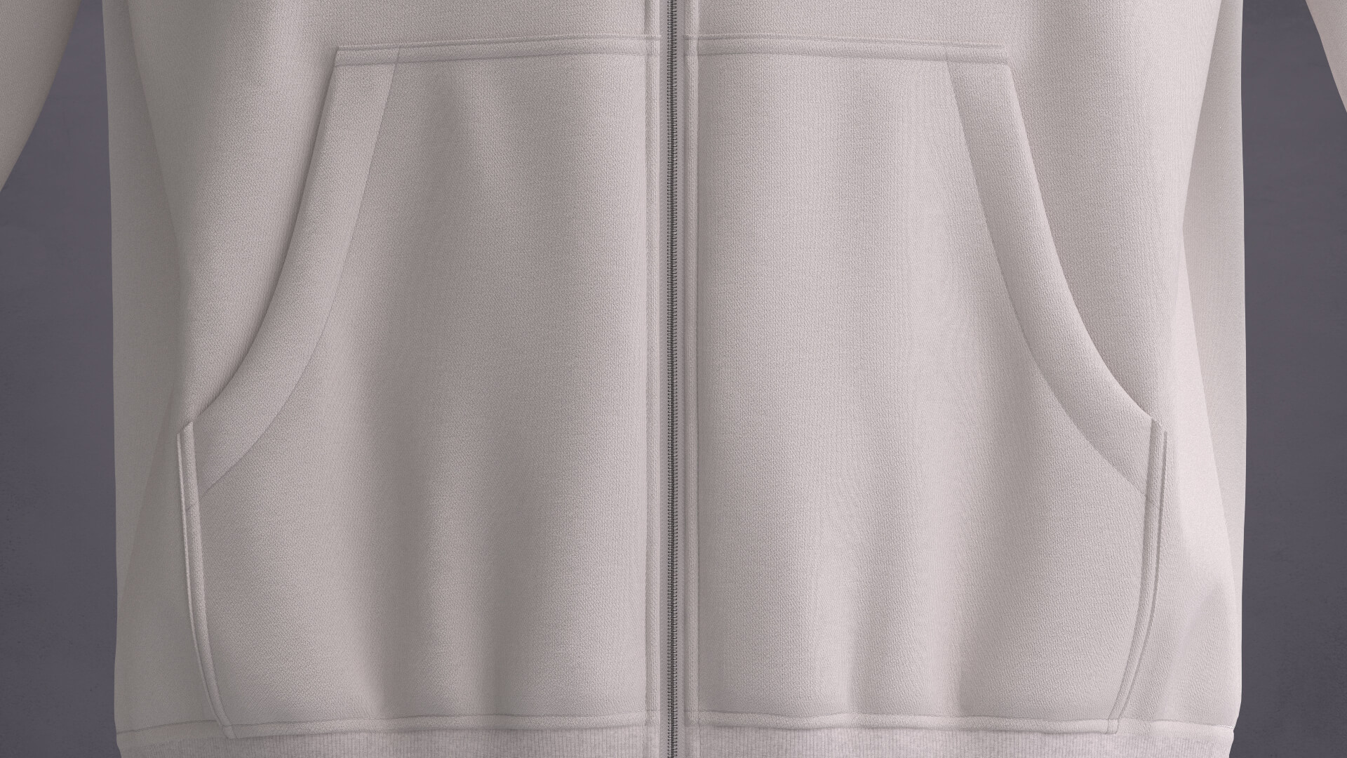 Men's Zip-Up Hoodie 3D Model by anescire