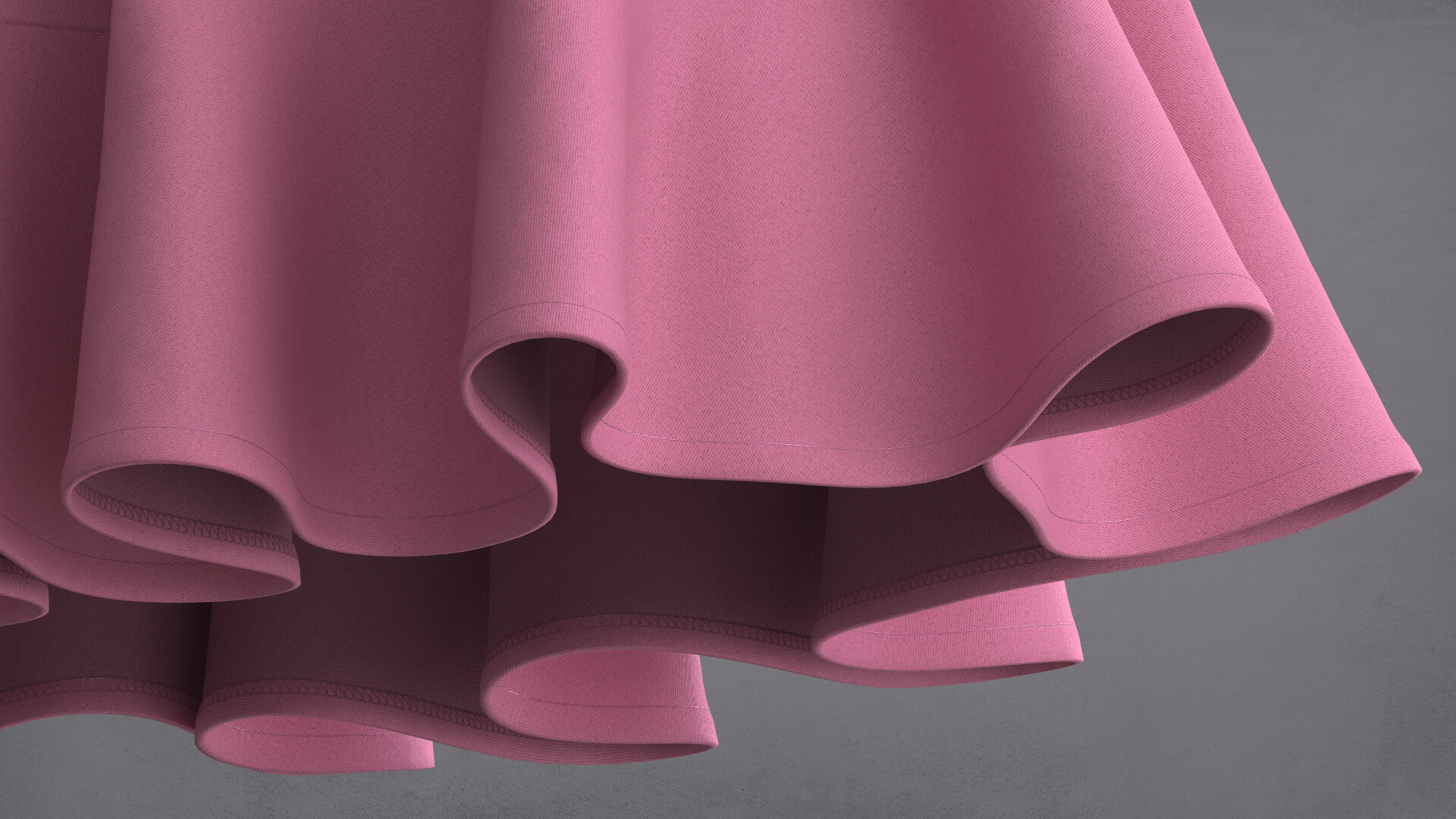Pleated Skirt - 3D Model by anescire