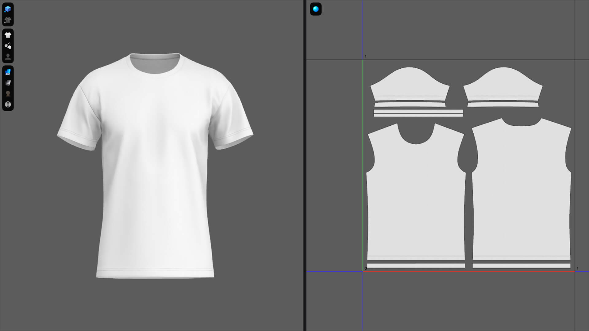 Men's T-Shirt 3D Model by anescire