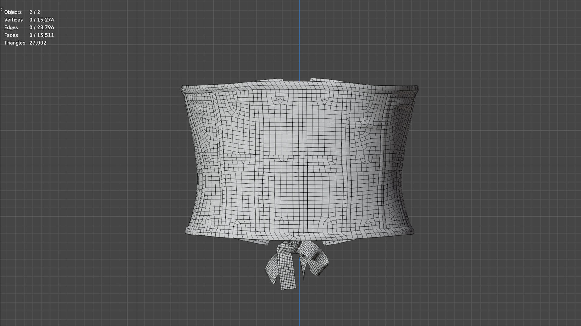 Underbust Corset - 3D Model by anescire