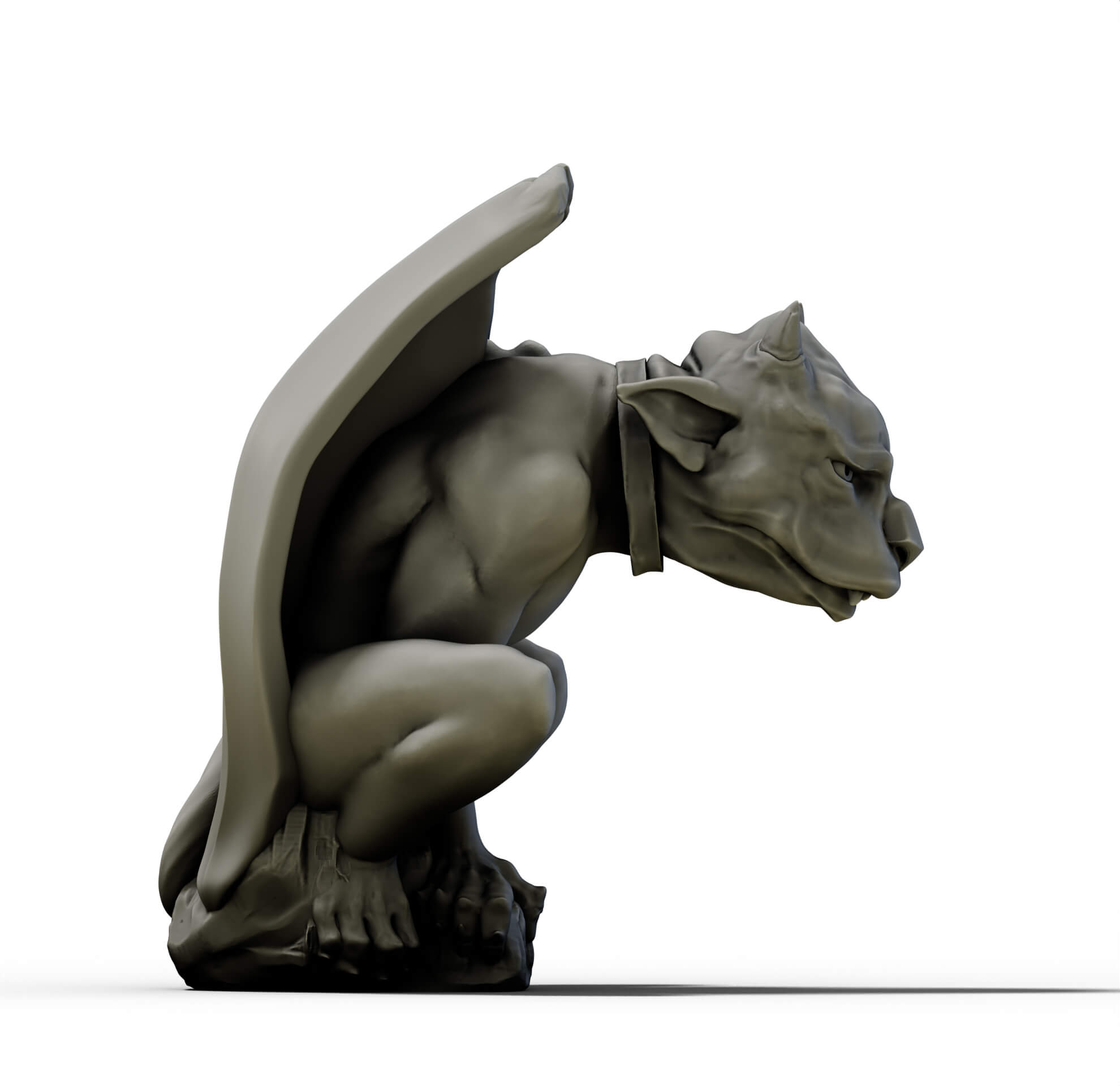 Gargoyle Sculpture - 3D Print Model by Anfelr