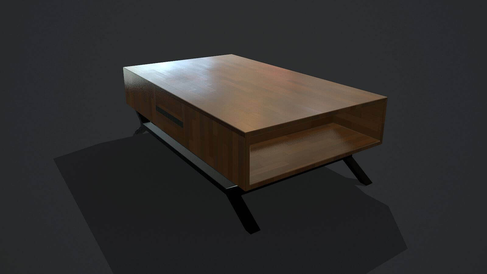 Coffee Table - 3D Model by angeloCG