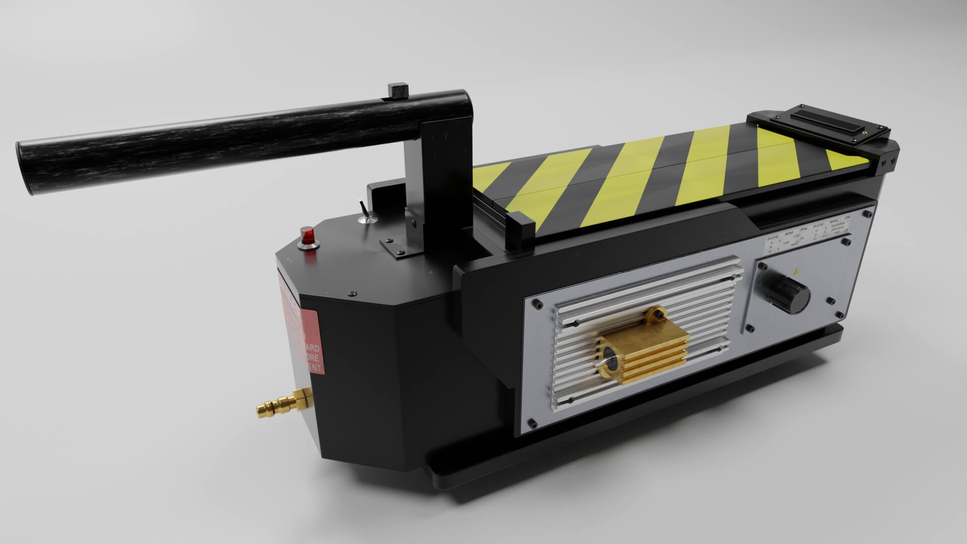 Ghostbuster Trap High Poly and Low Poly - 3D Model by angelus082