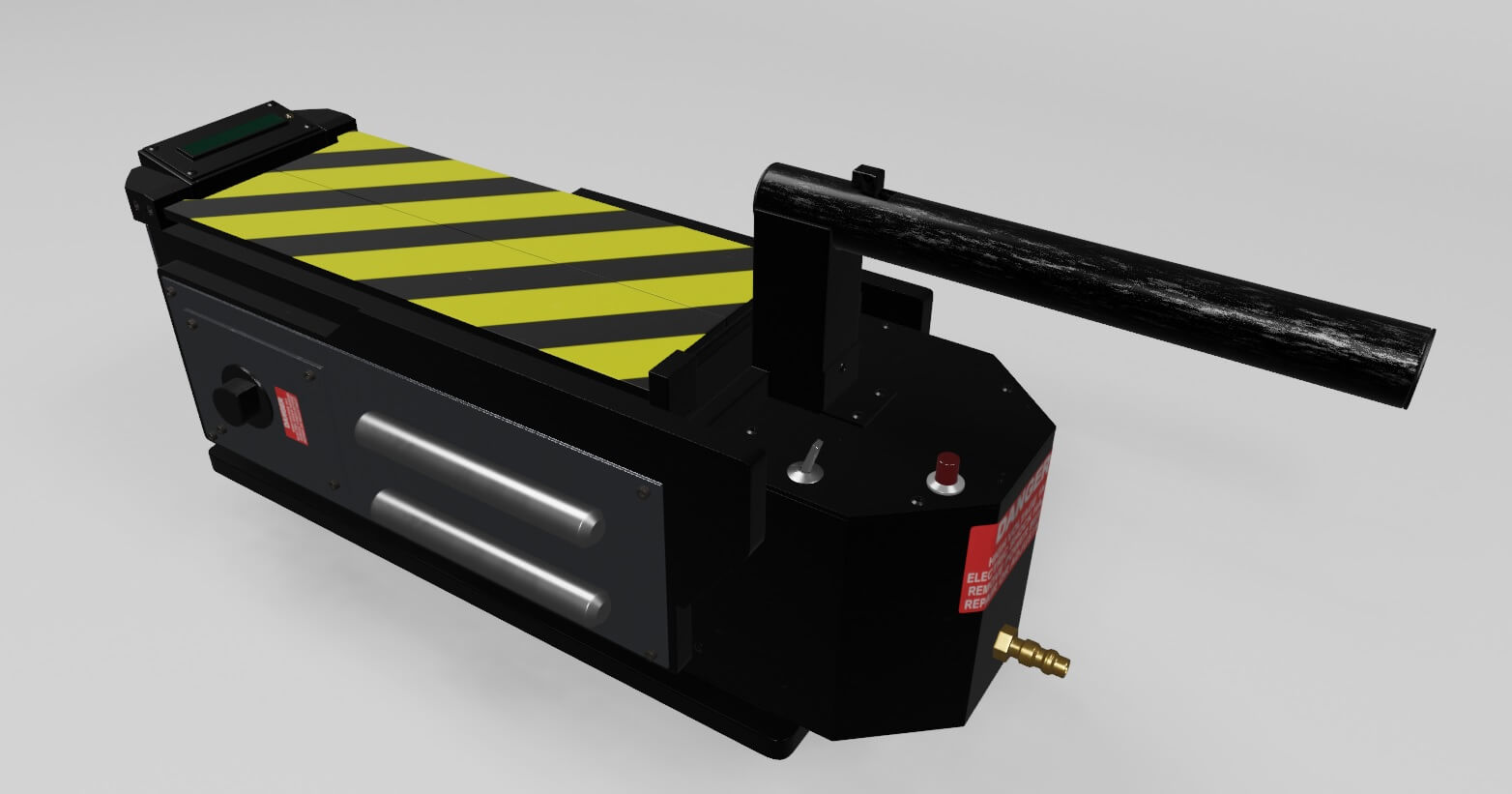 Ghostbuster Trap High Poly and Low Poly - 3D Model by angelus082